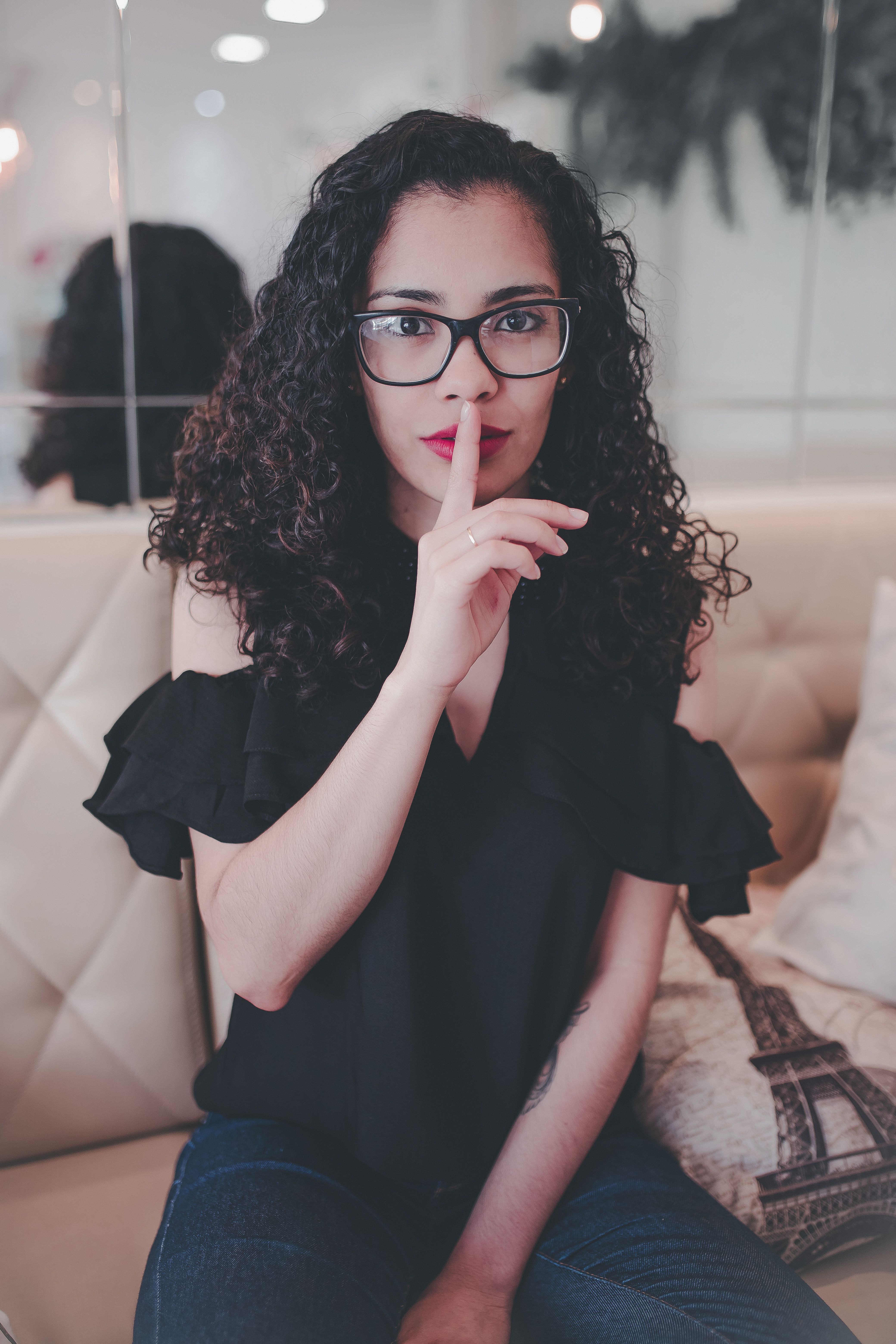 Woman Wearing Eyeglasses · Free Stock Photo