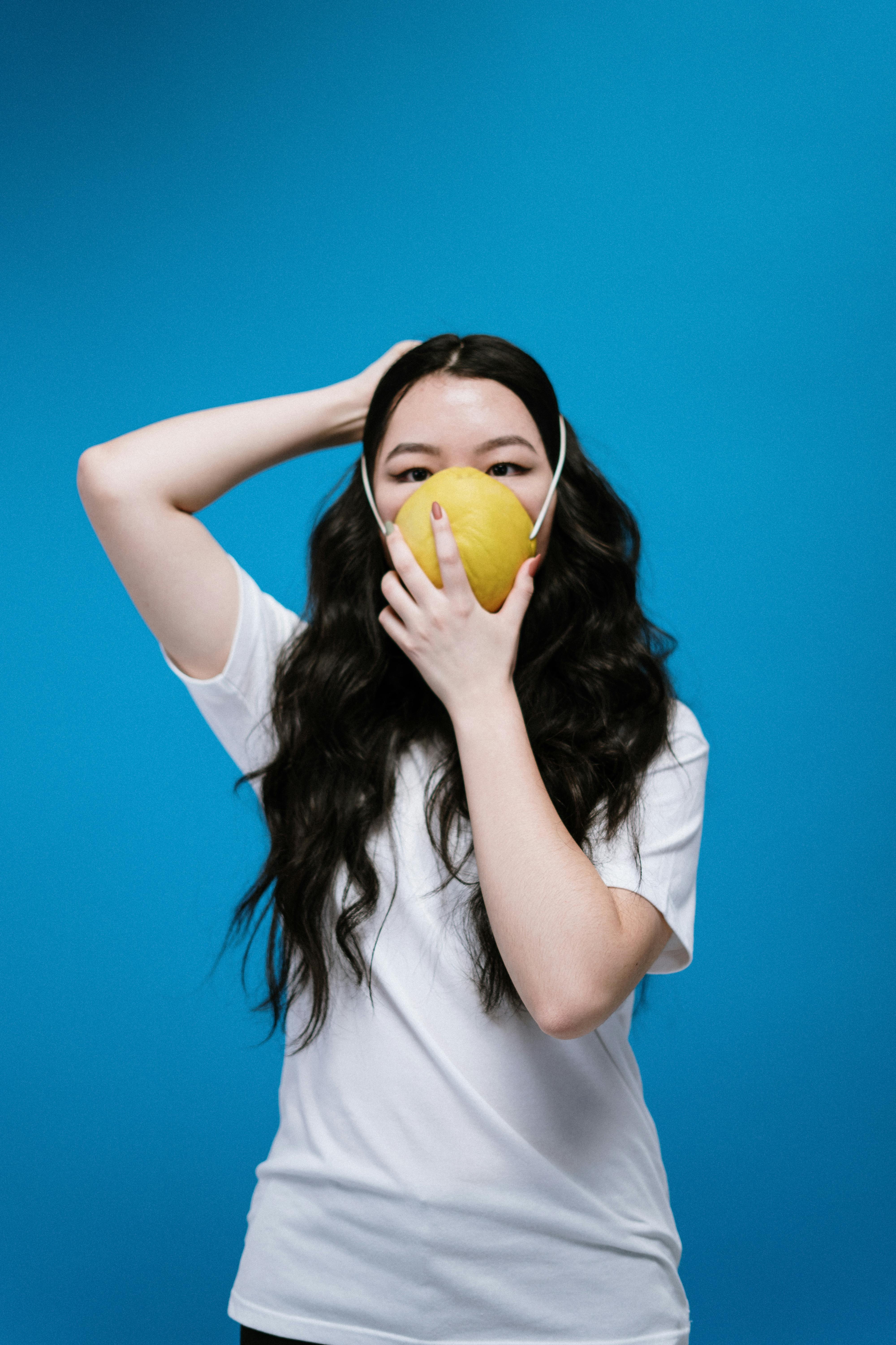 Woman Holding DIY Mask · Free Stock Photo