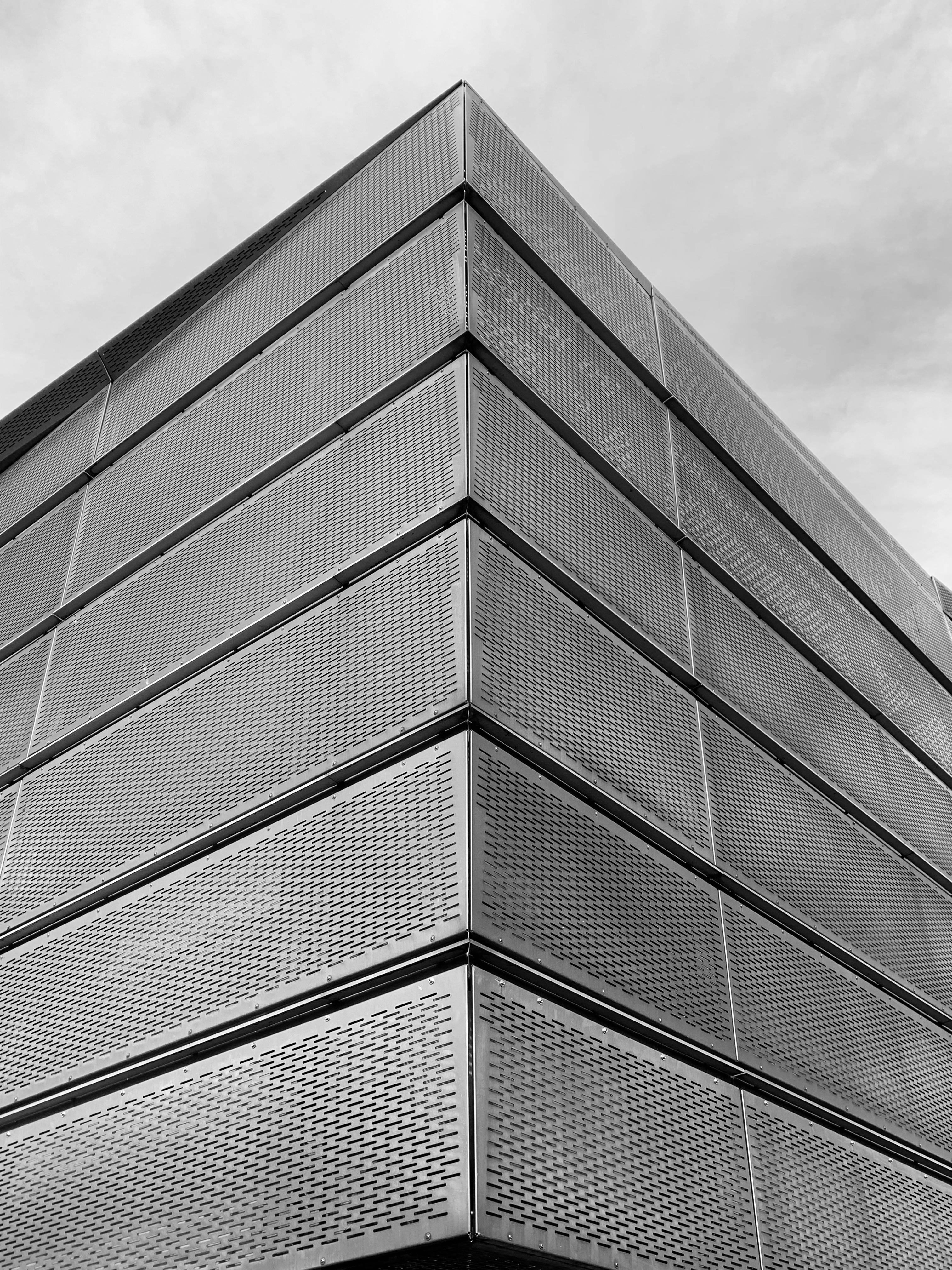 Grayscale Photo Of Building · Free Stock Photo