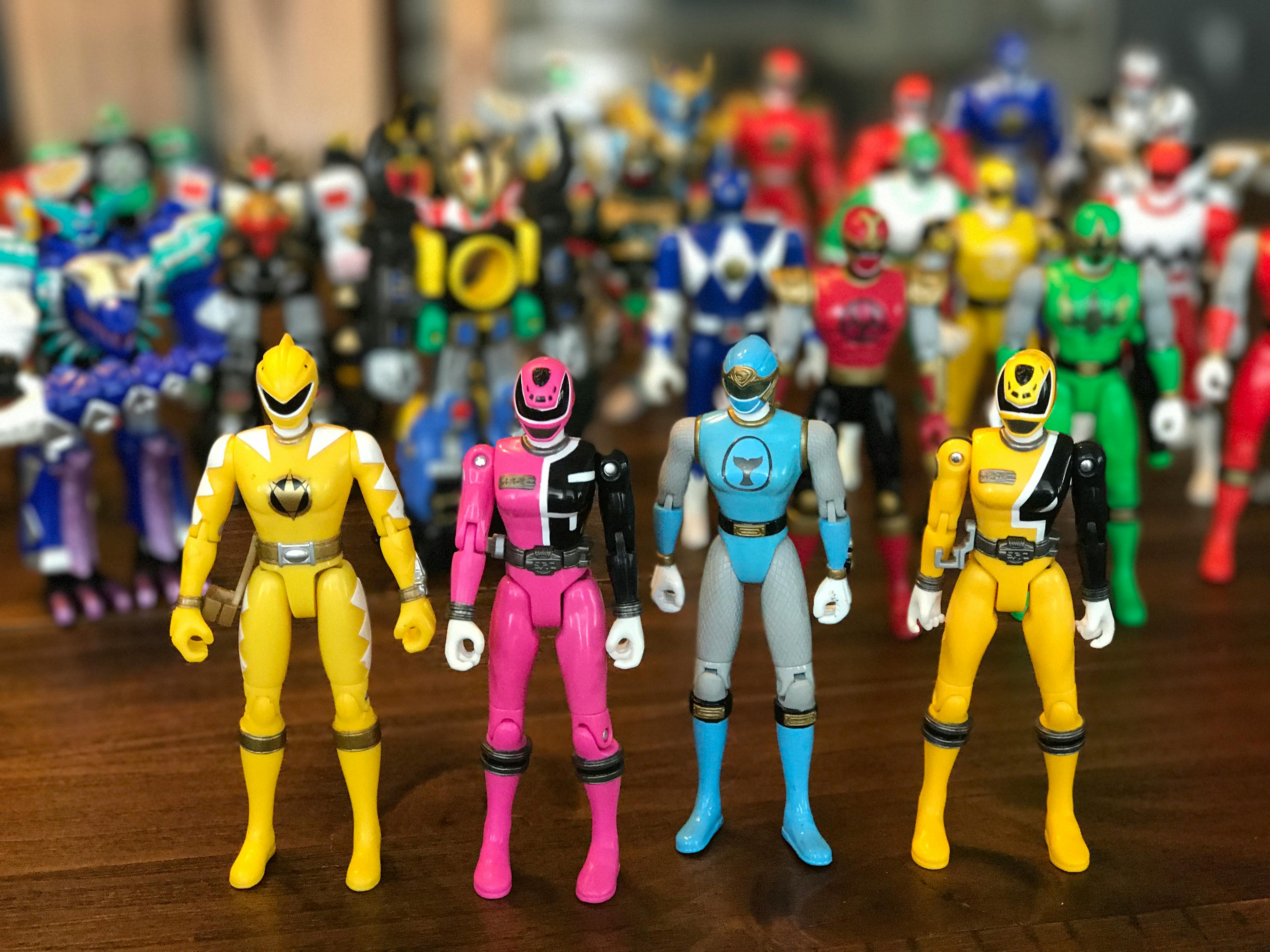 Free stock photo of Power rangers, toys