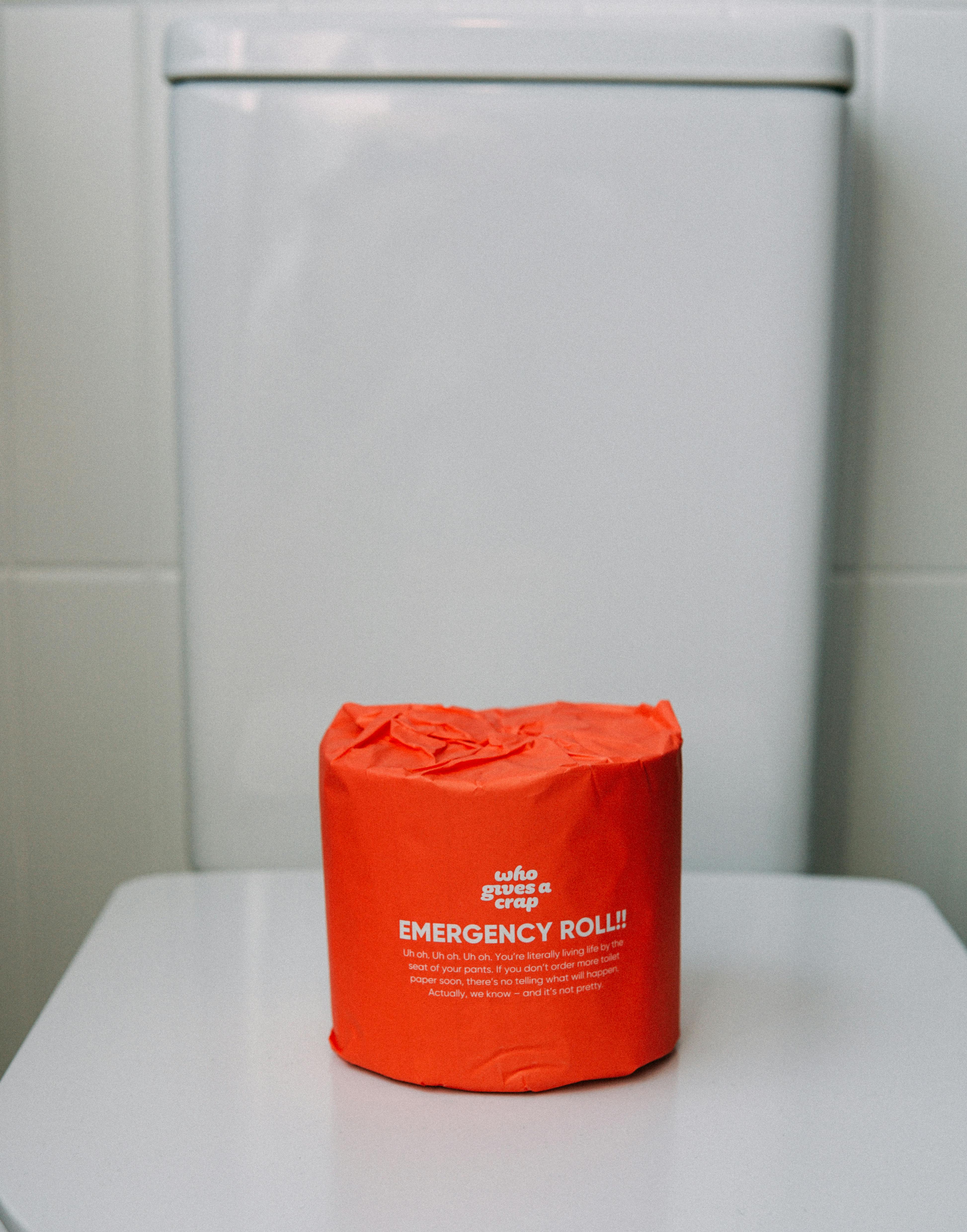 Red Toilet Paper Roll · Free Stock Photo