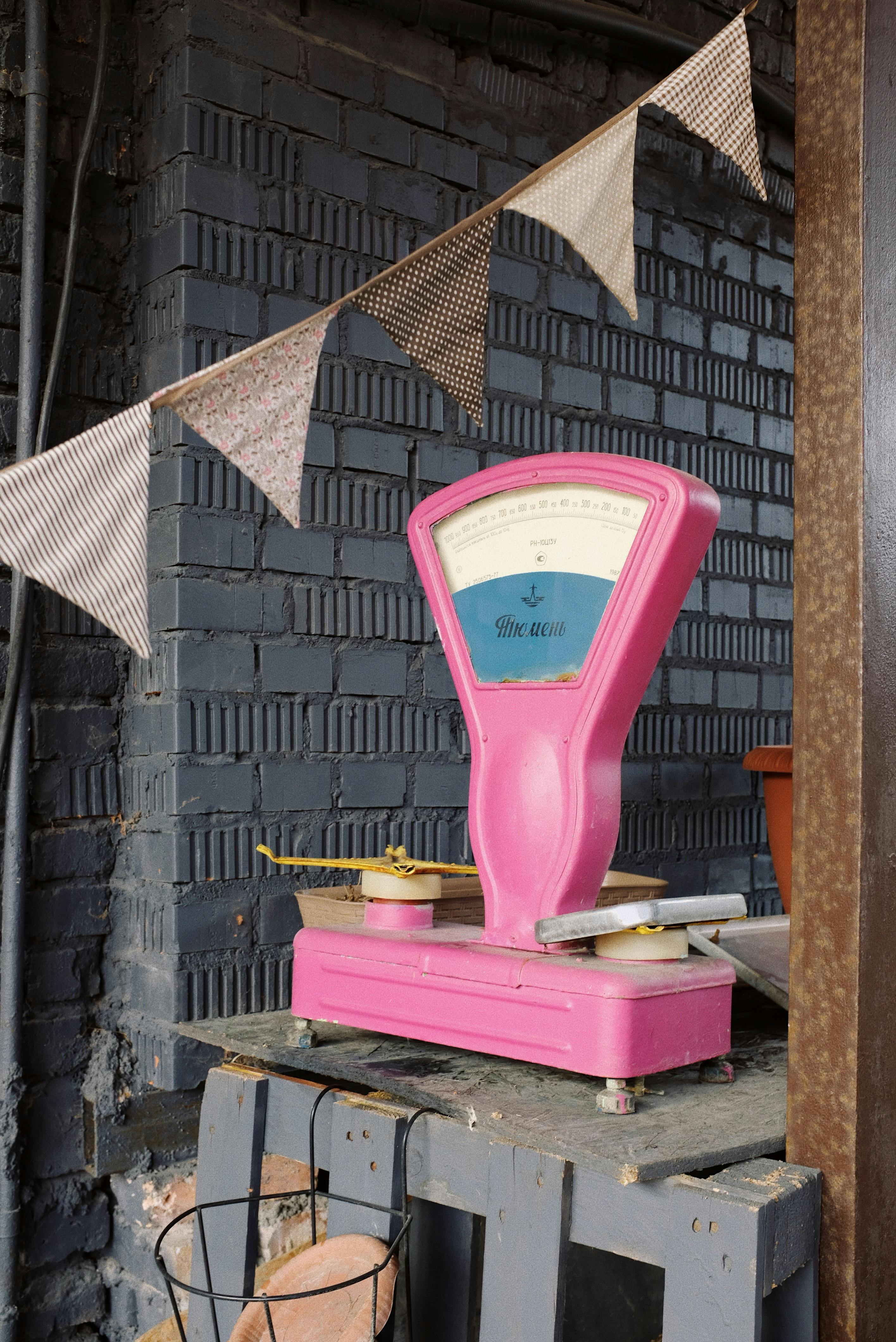 Pink and White Weighing Scale · Free Stock Photo