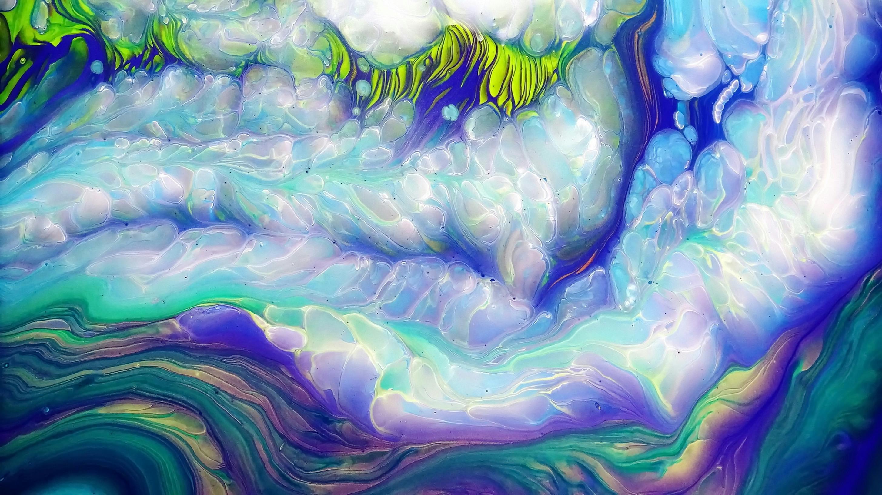 A Violent Abstract Painting · Free Stock Photo