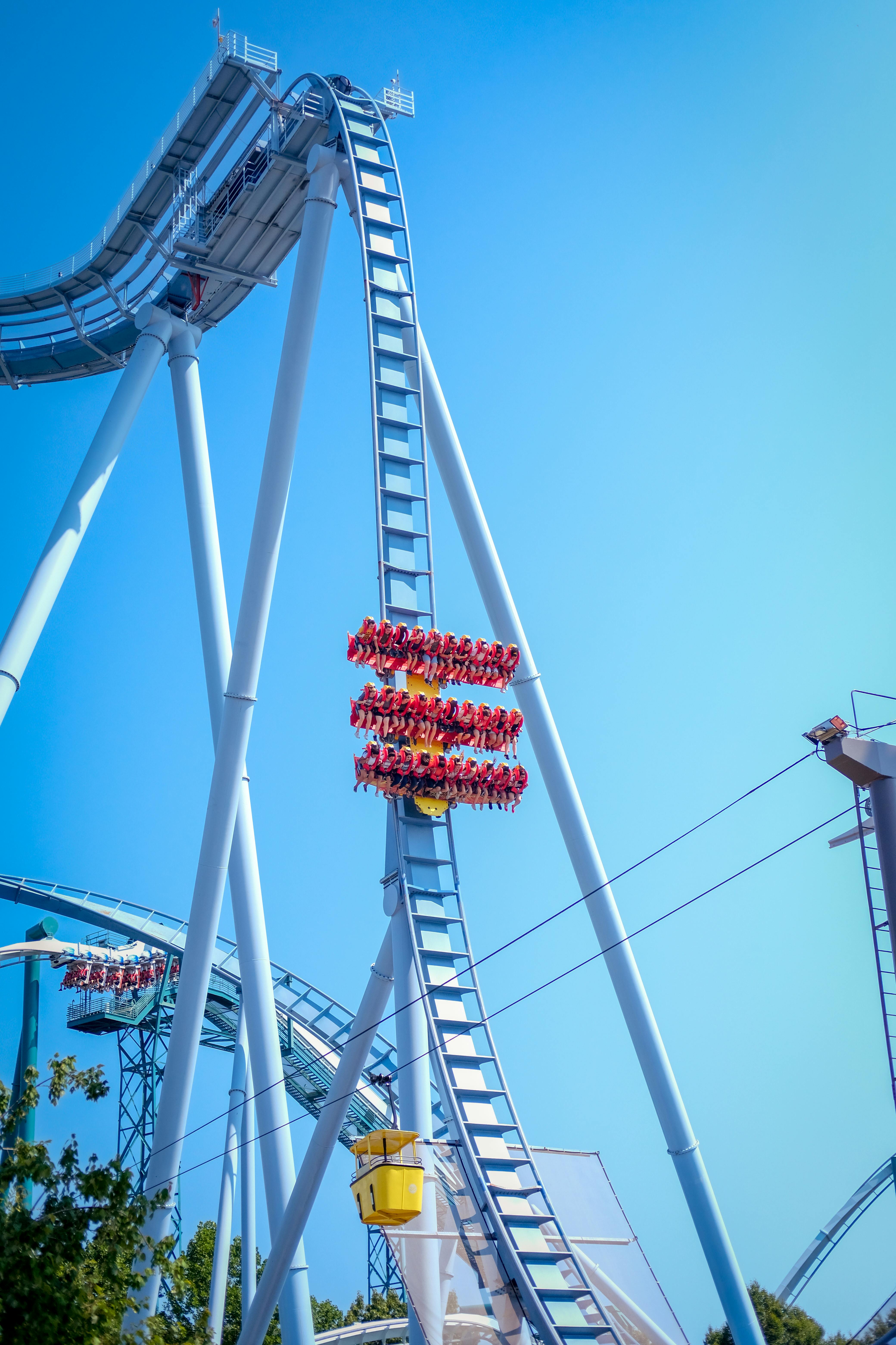 People On A Roller Coaster · Free Stock Photo