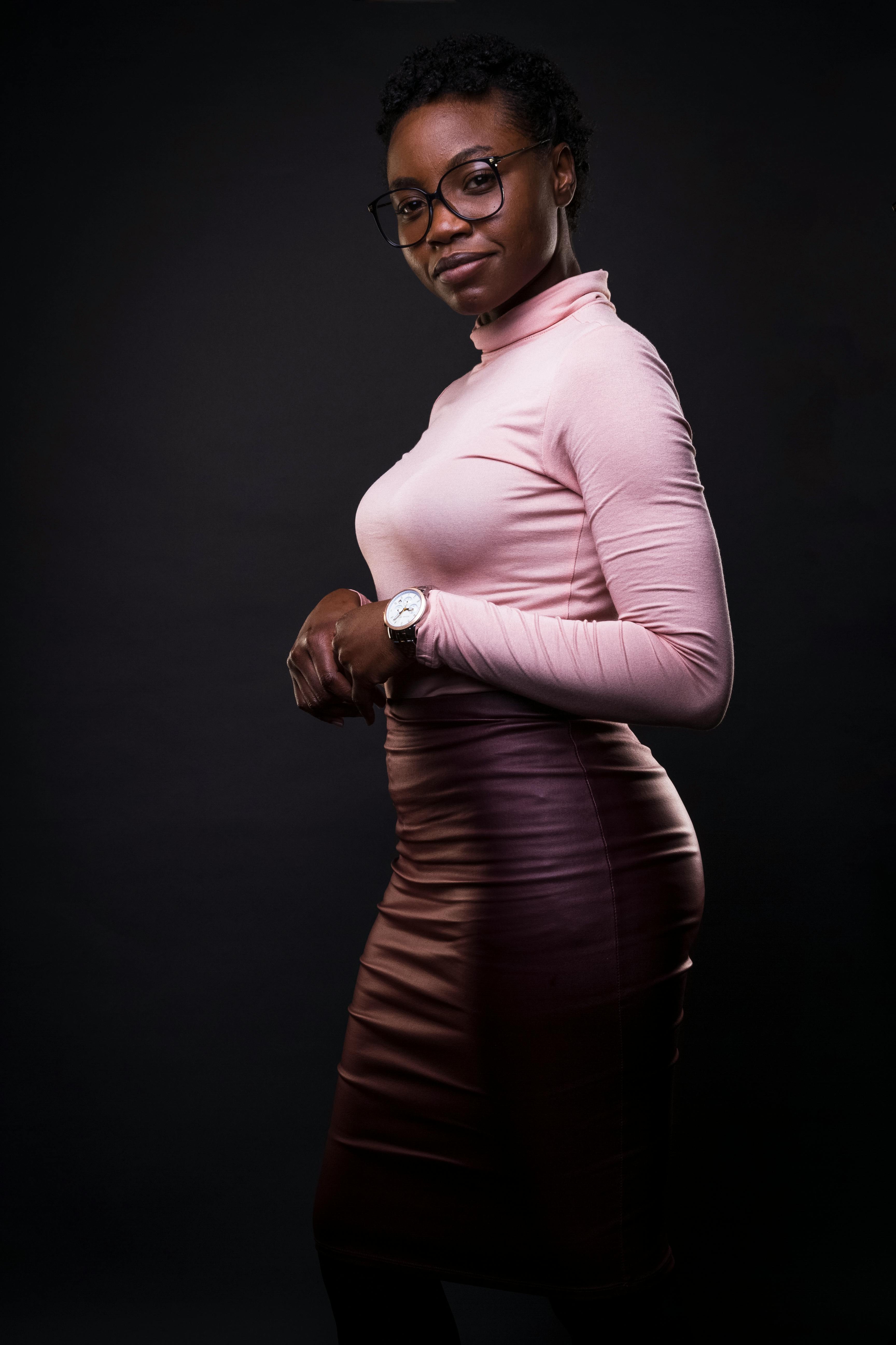 Woman in Pink Long Sleeve Pull Neck · Free Stock Photo