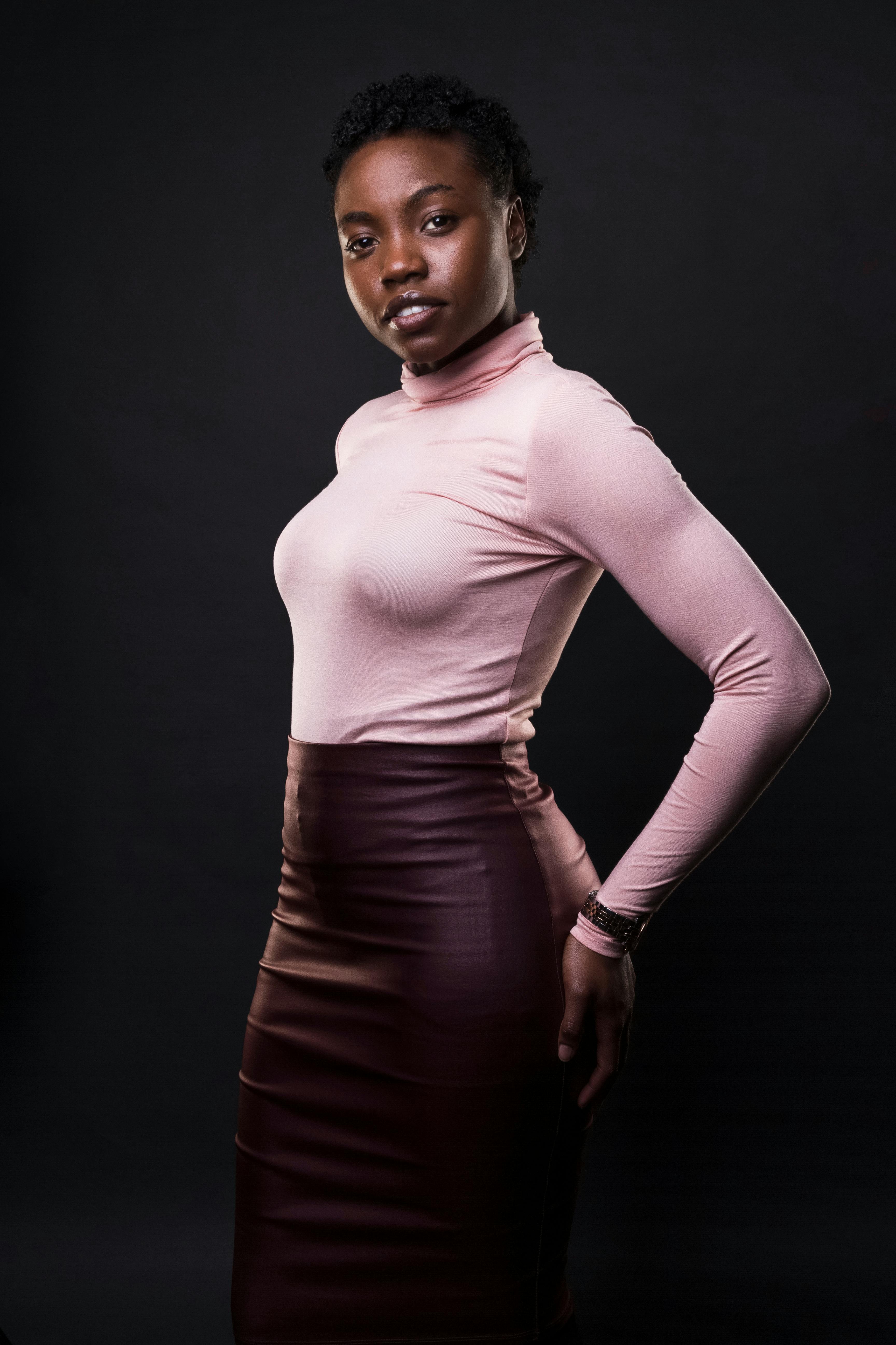 Woman in Pink Long Sleeve Pull Neck · Free Stock Photo