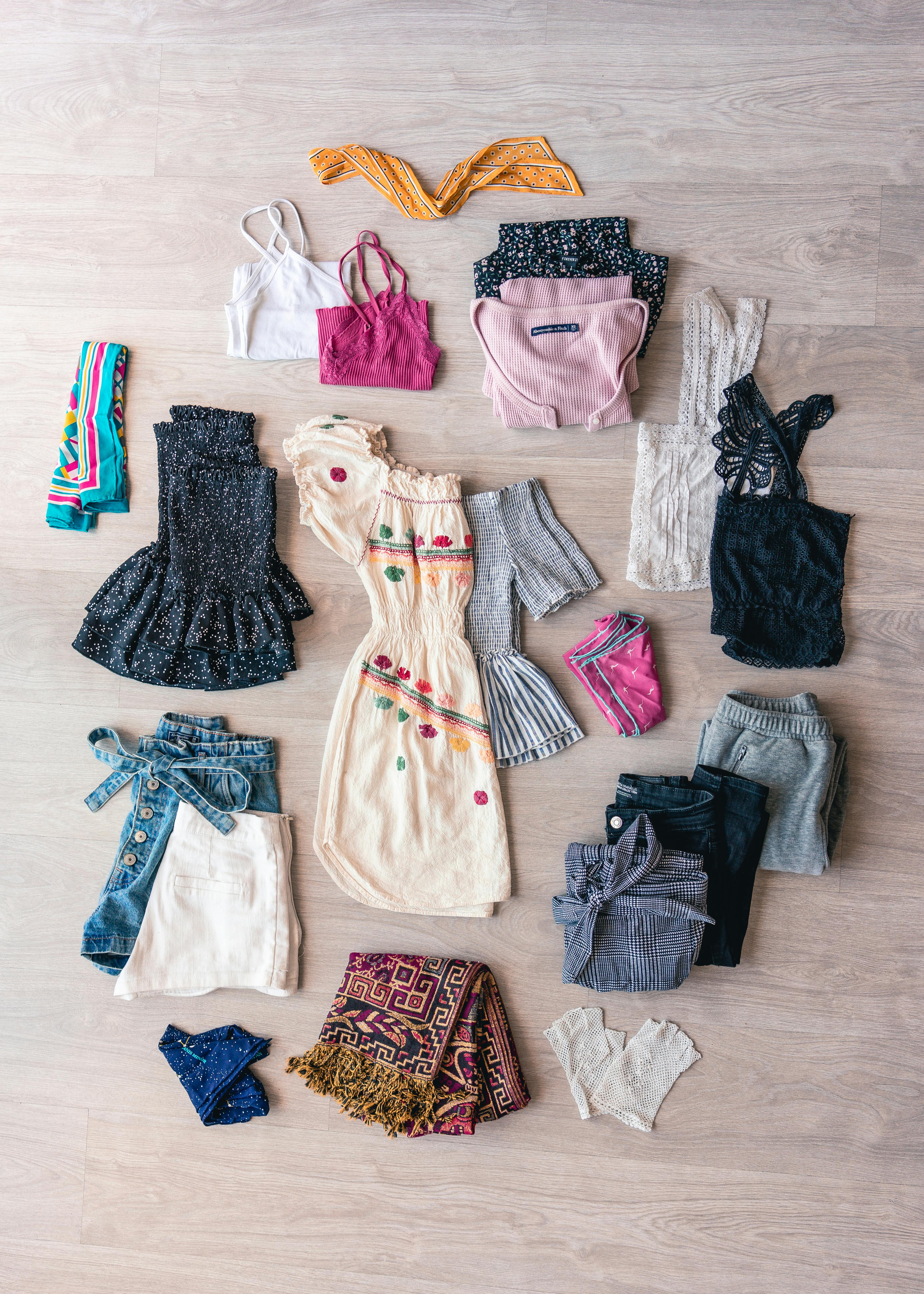 Flat Lay Of Clothes · Free Stock Photo