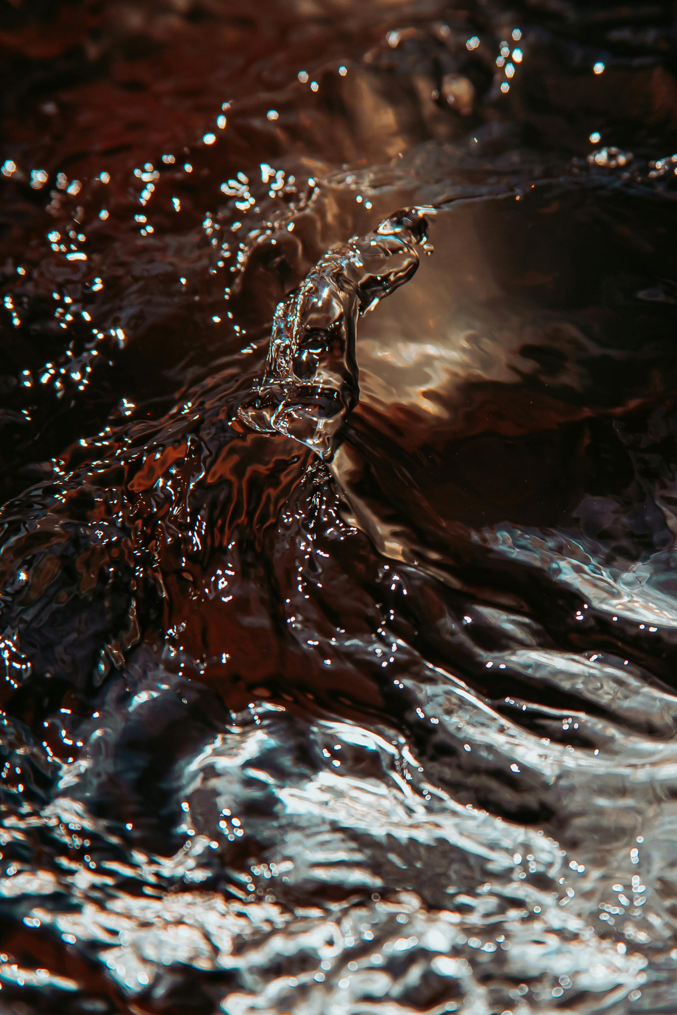 Close-up Shot Of Water · Free Stock Photo