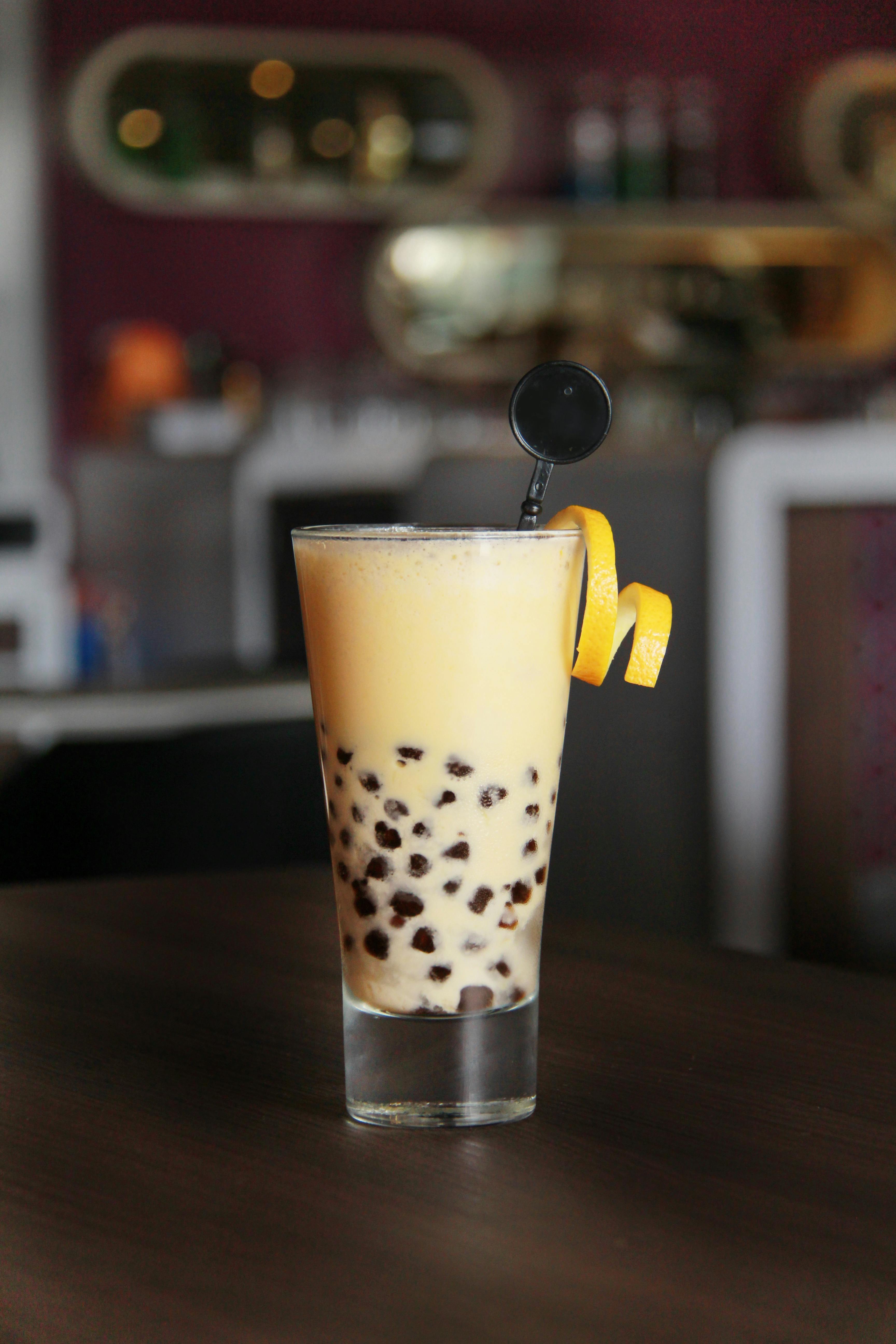 Bubbletea in a High Glass · Free Stock Photo
