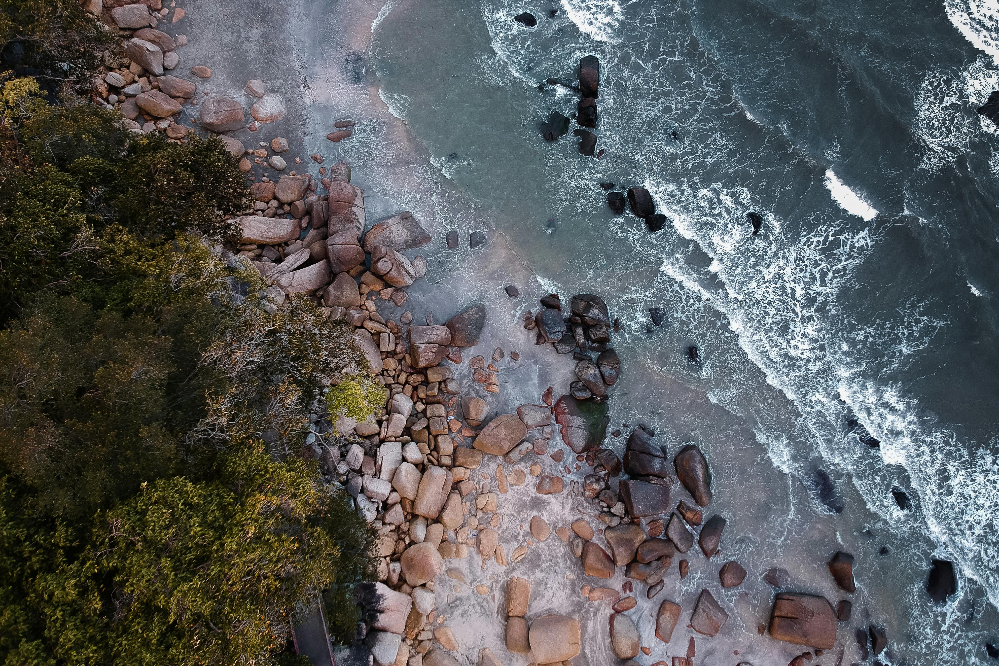 Aerial Shot Of Seashore · Free Stock Photo