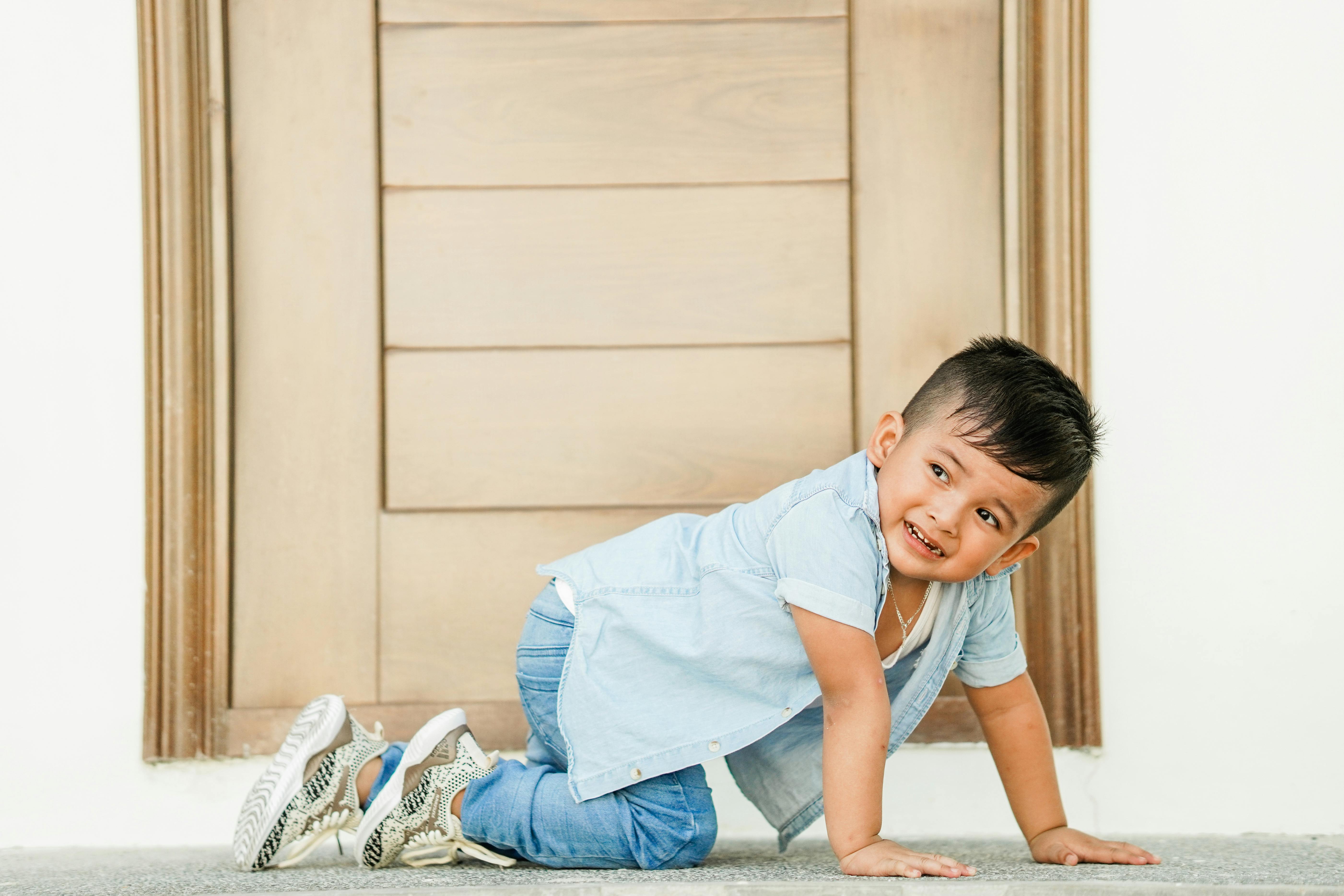A Boy Crawling · Free Stock Photo
