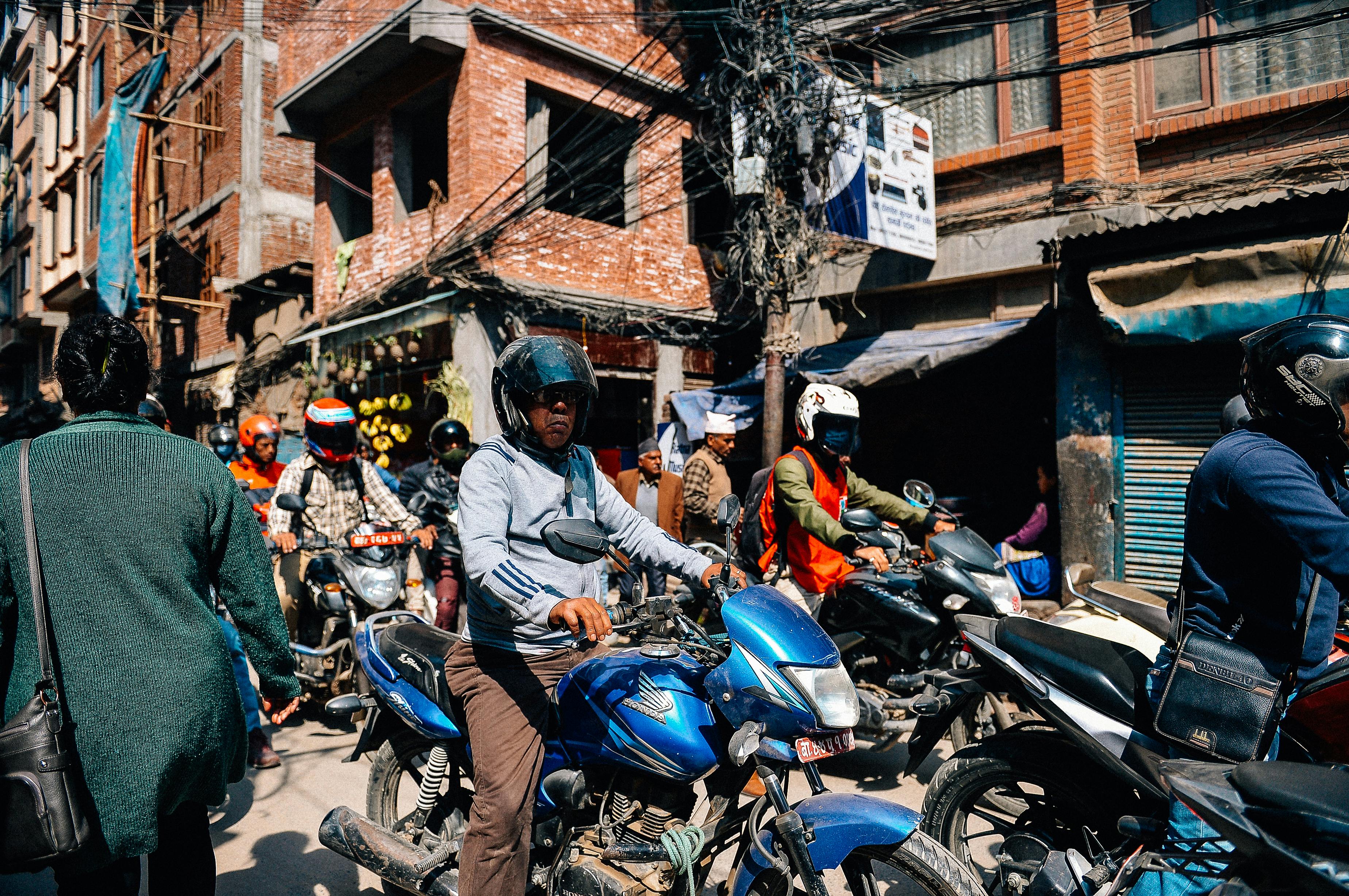 People Riding On Motorcycles · Free Stock Photo