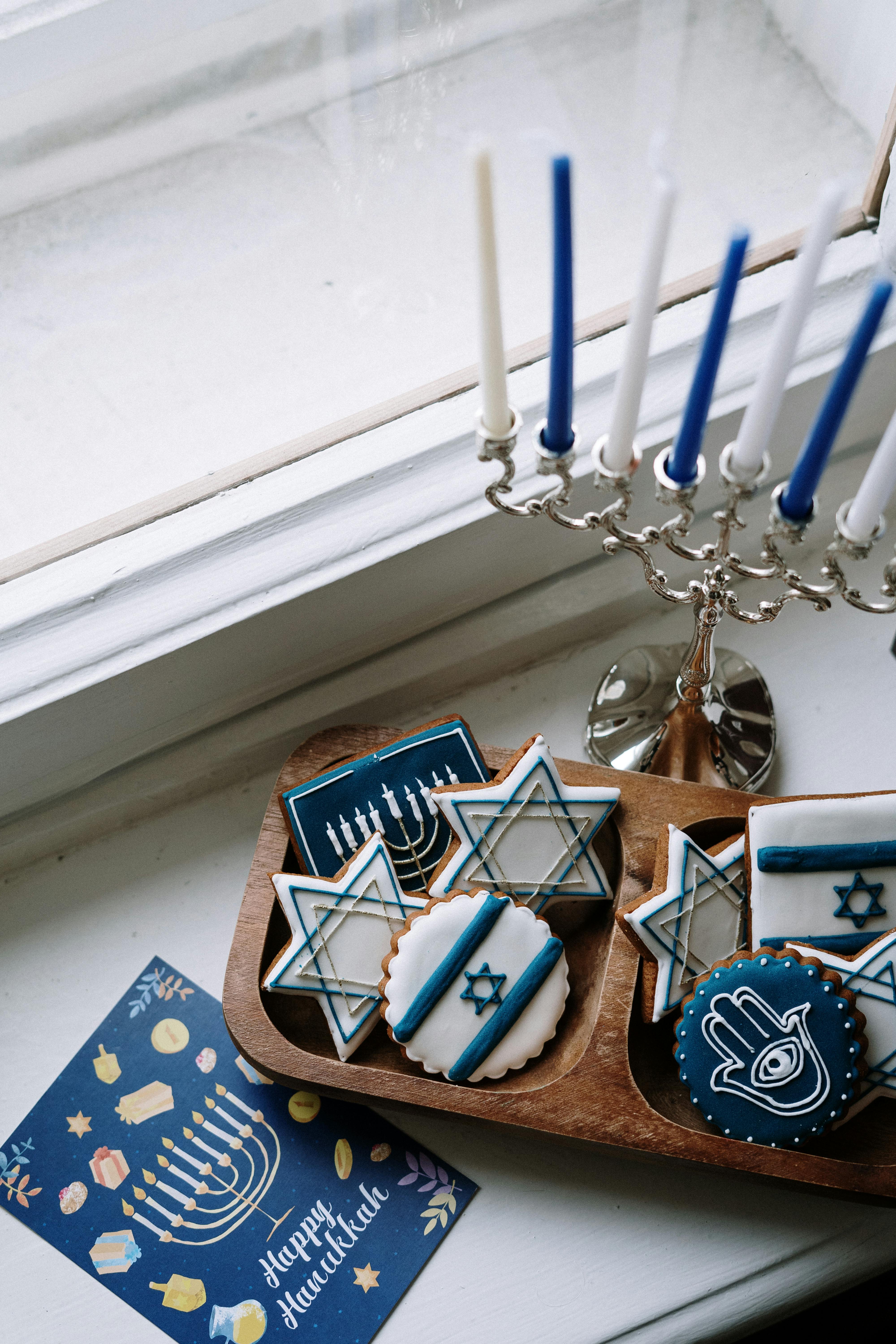 Gifts and Cookies for Hanukkah · Free Stock Photo