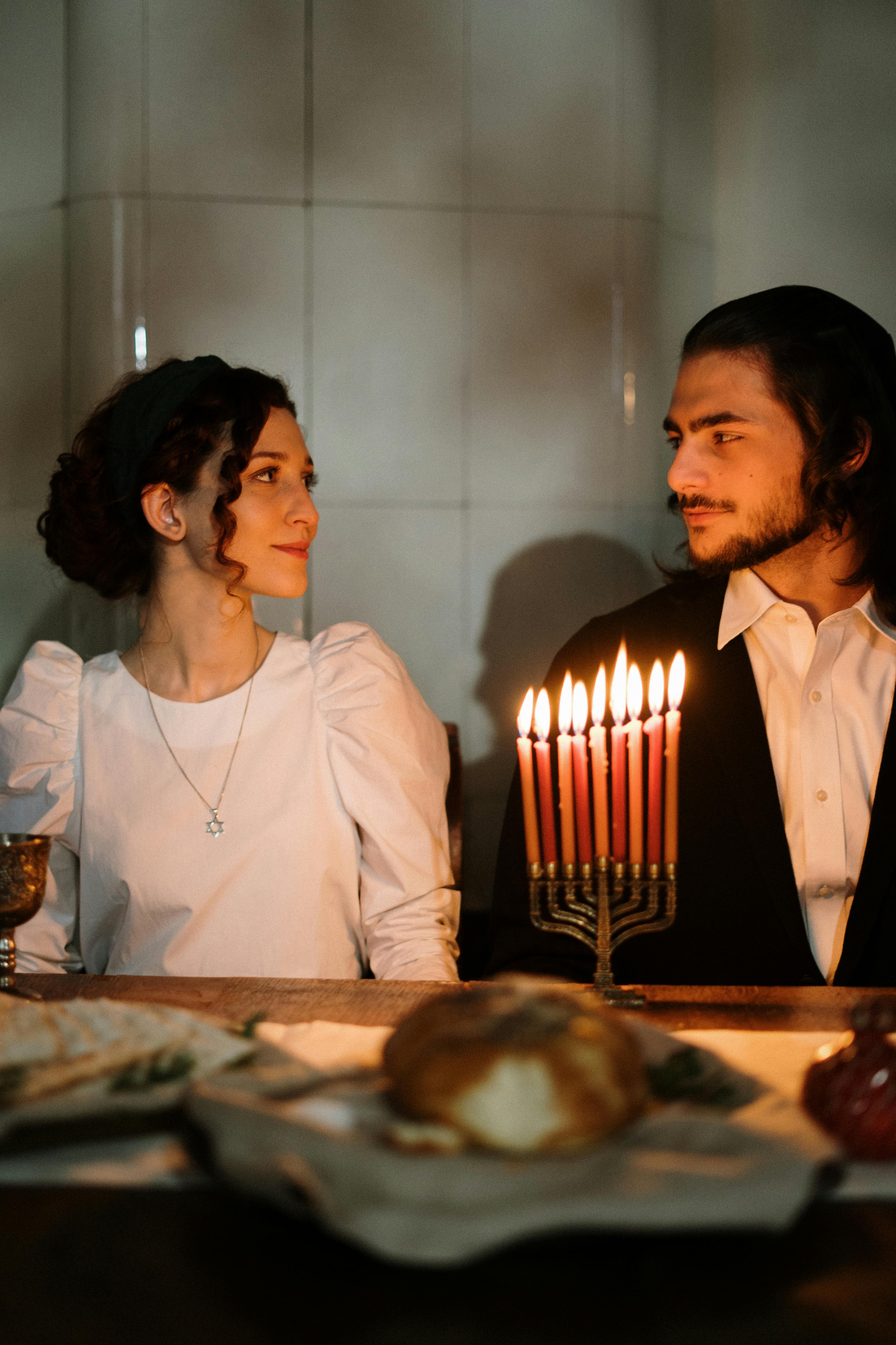 Couple in Candlelight · Free Stock Photo