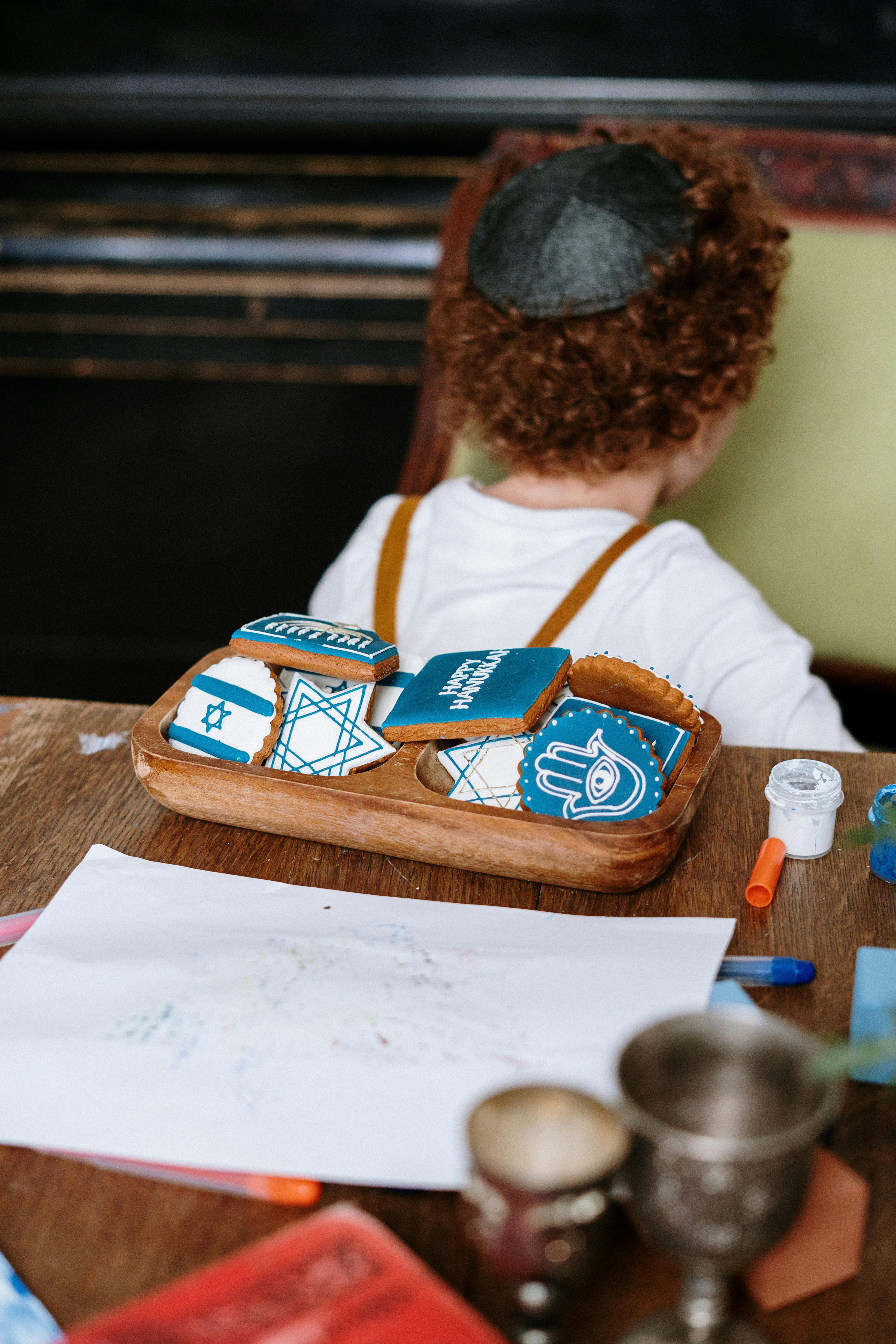Boy Wearing a Kippah · Free Stock Photo