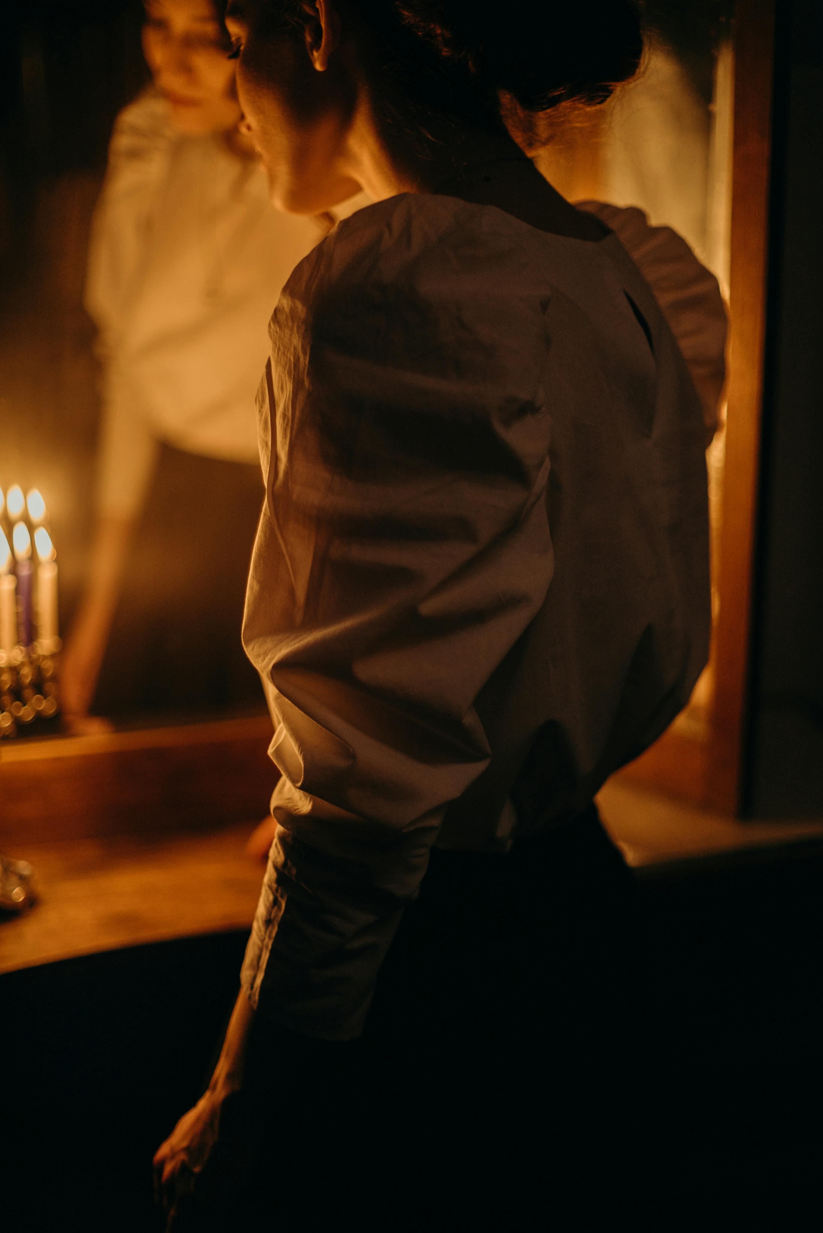 Woman in Dim Light · Free Stock Photo