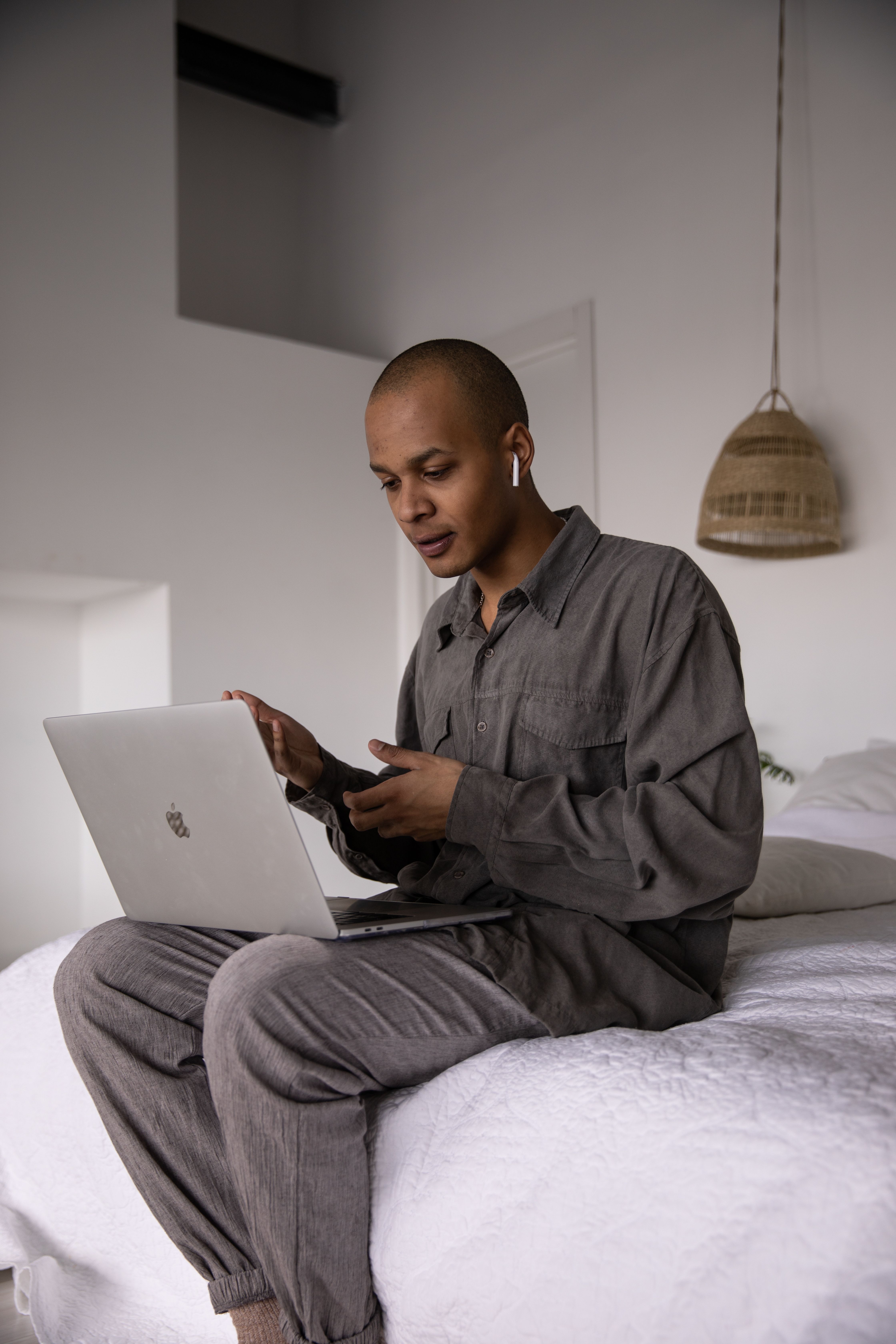 Photo Of Man Using Laptop · Free Stock Photo