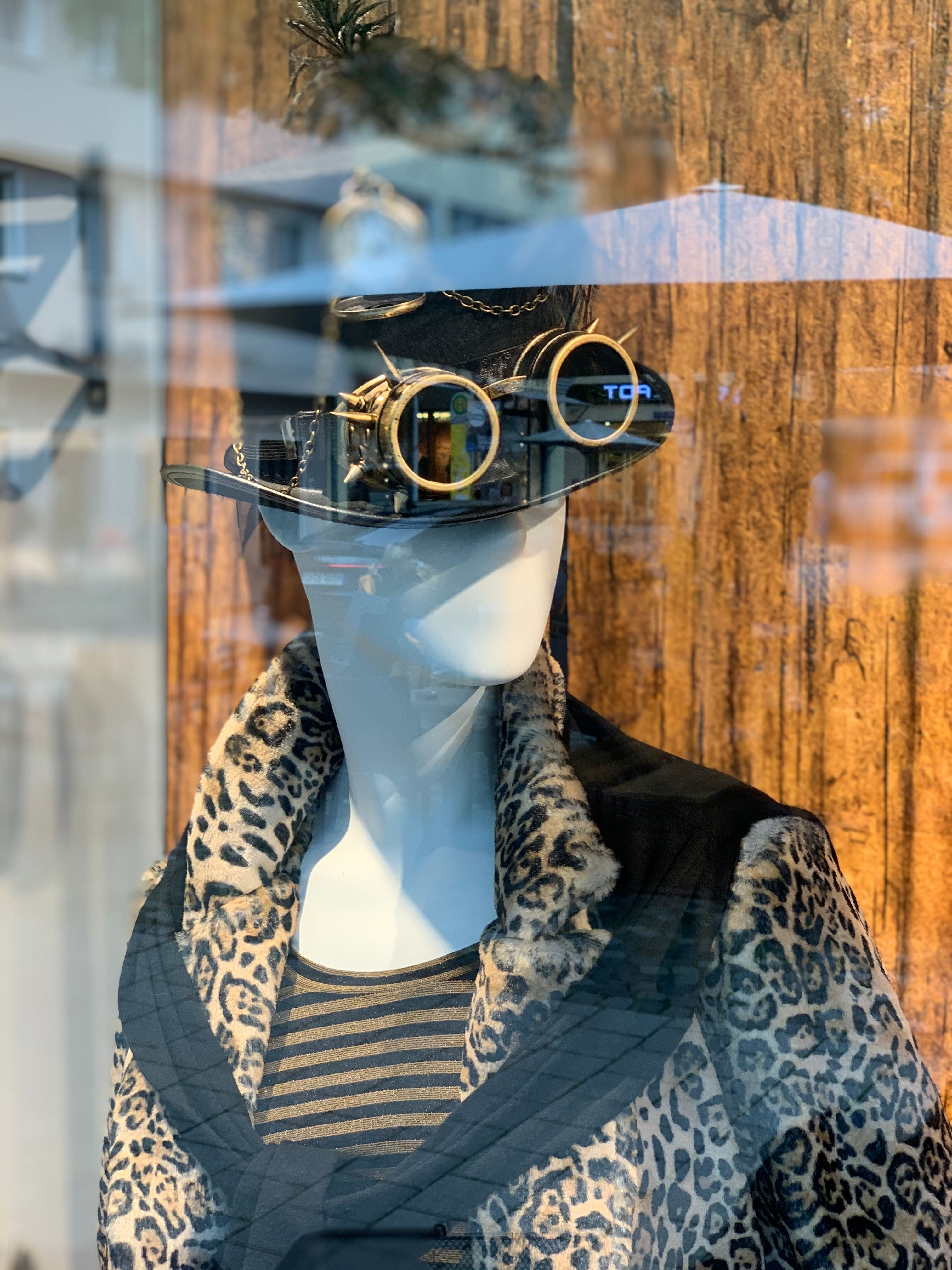 Photo Of Mannequin Wearing Leopard Print Jacket · Free Stock Photo