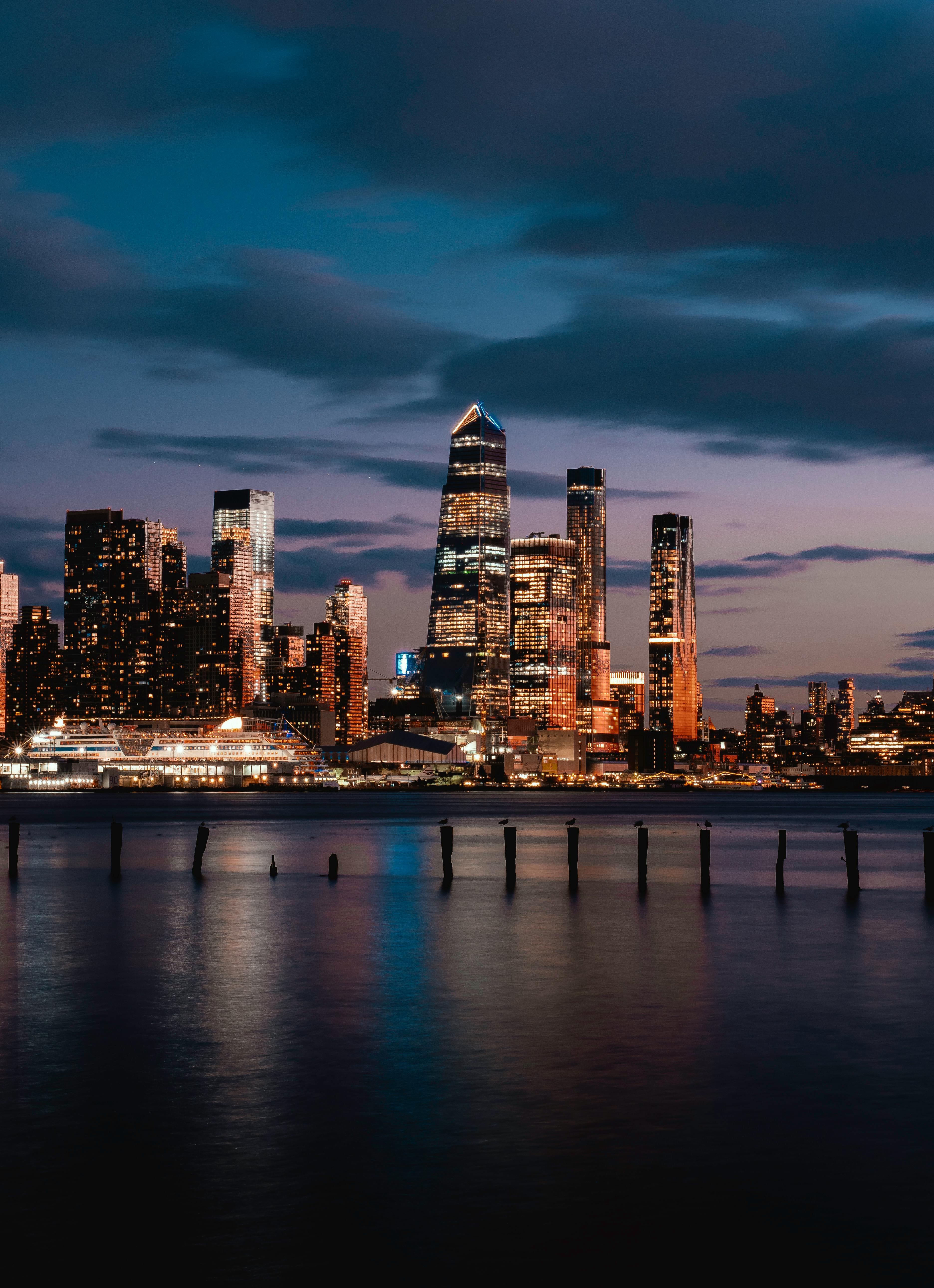 Photo Of A Town At Sunset · Free Stock Photo