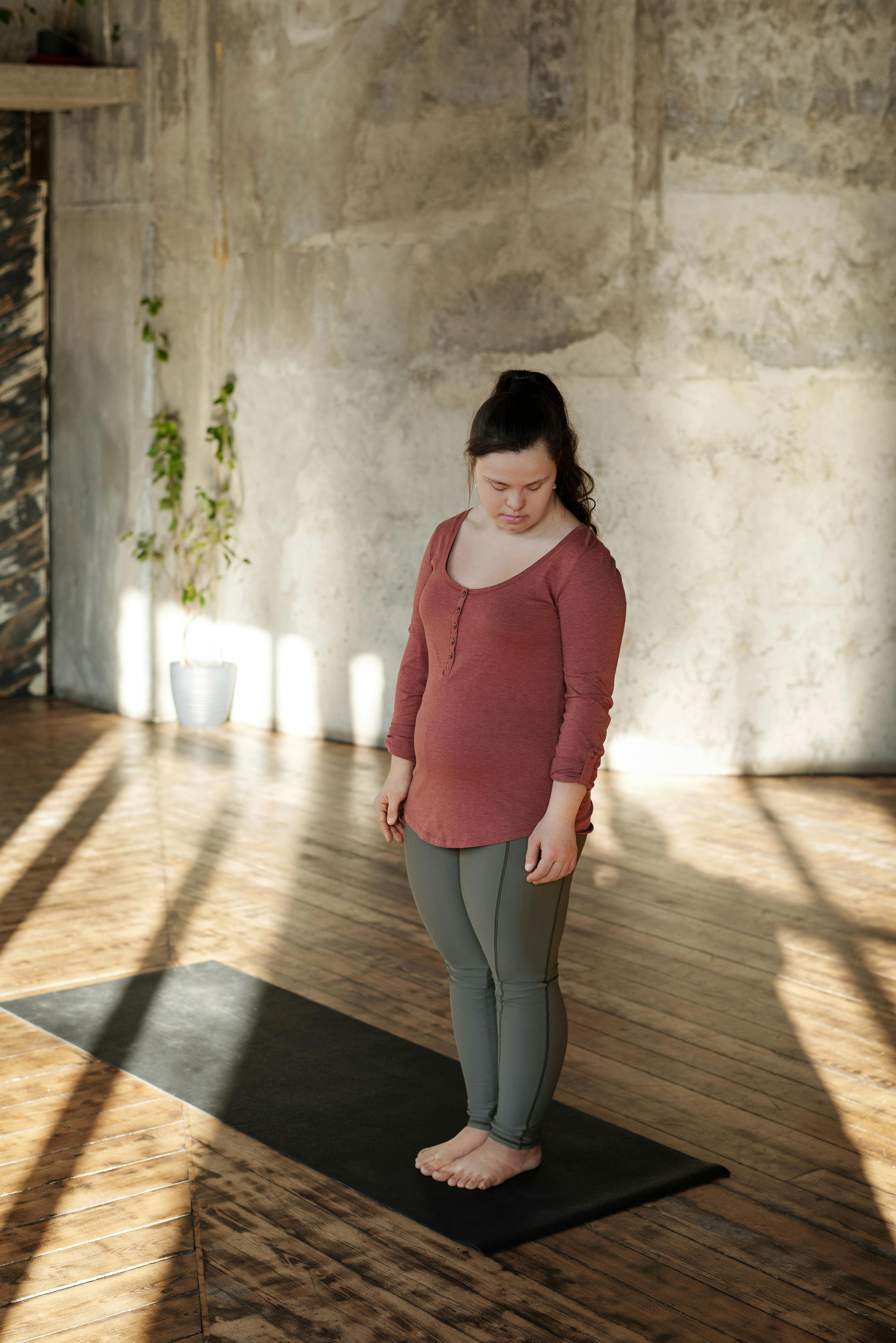 Woman Doing Yoga Free Stock Photo