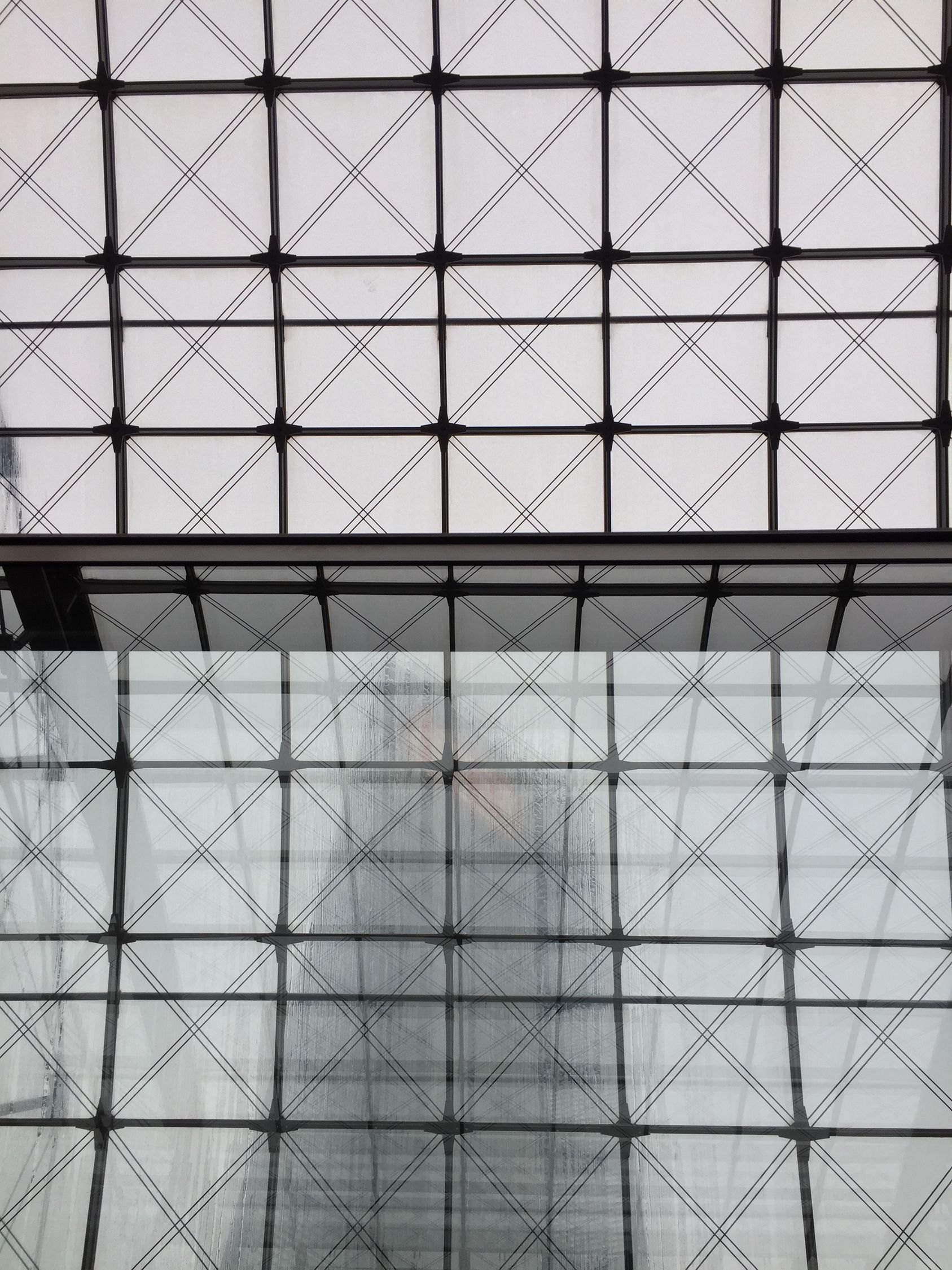 Black Metal Frame With Glass Windows Free Stock Photo black-metal-frame-with-glass-windows-free-stock-photo
