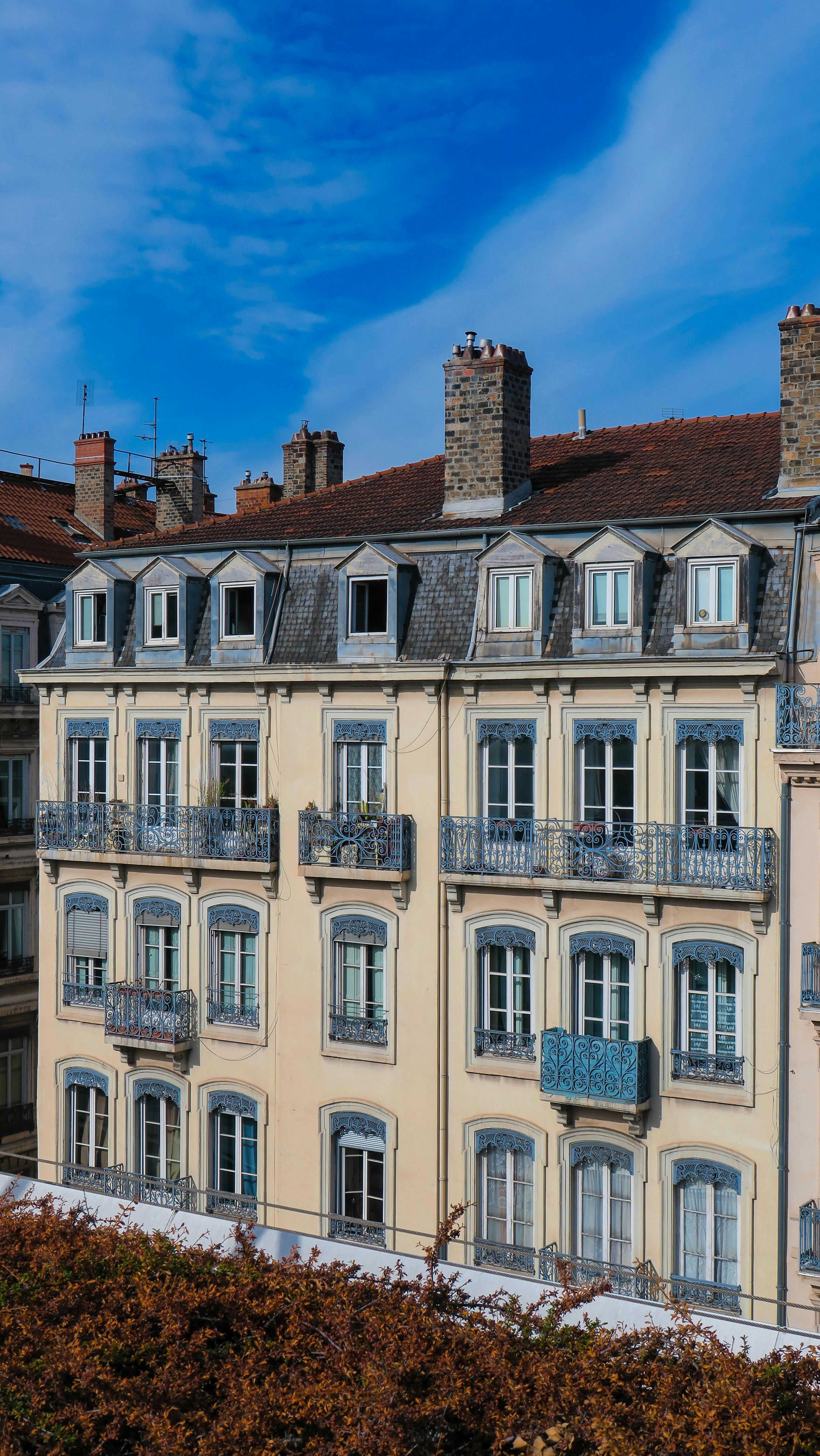 An Old Concrete Building Under Blue Sky · Free Stock Photo