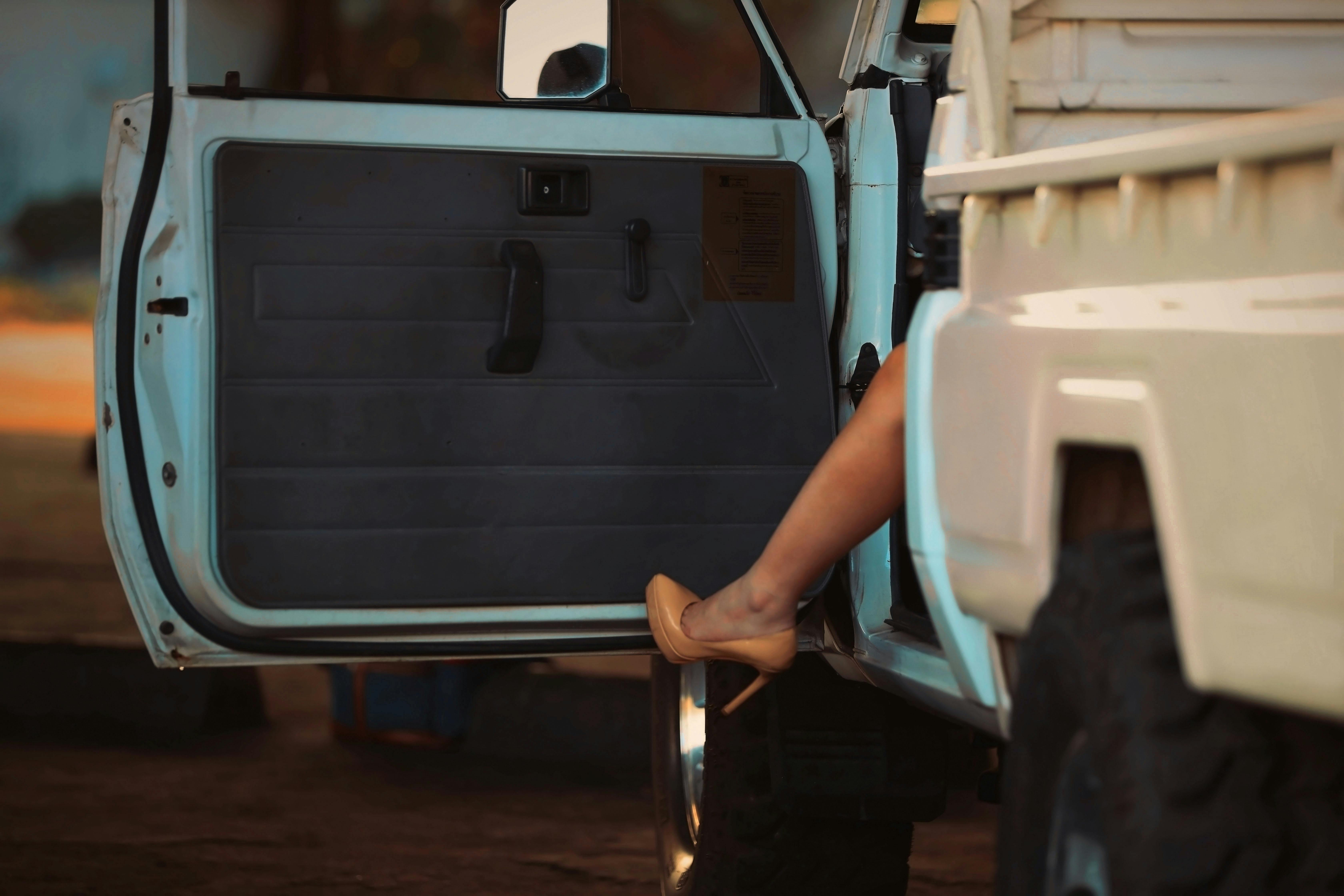 Person Getting Out of the Car · Free Stock Photo