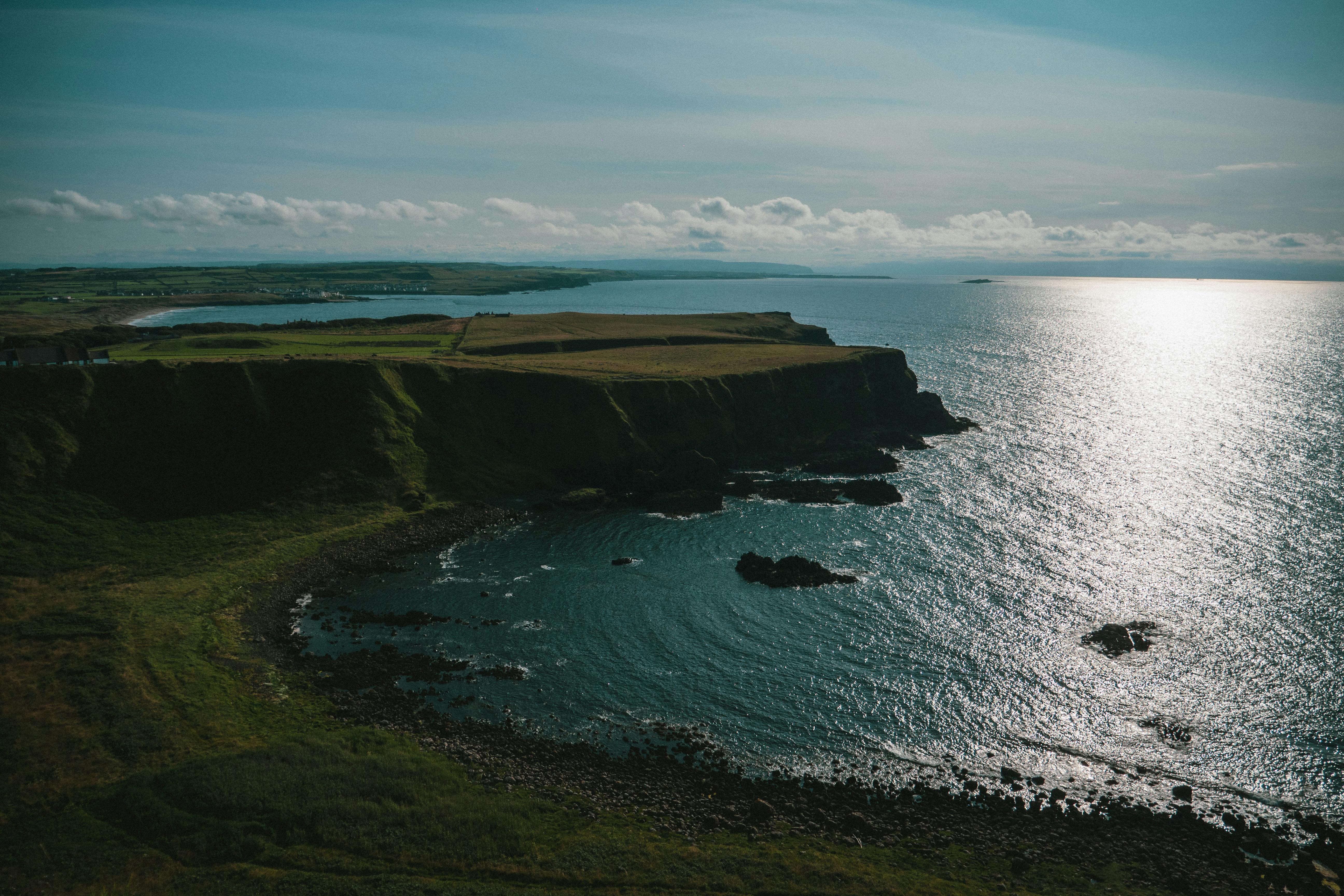 Aerial View of a Coastal Cliff · Free Stock Photo