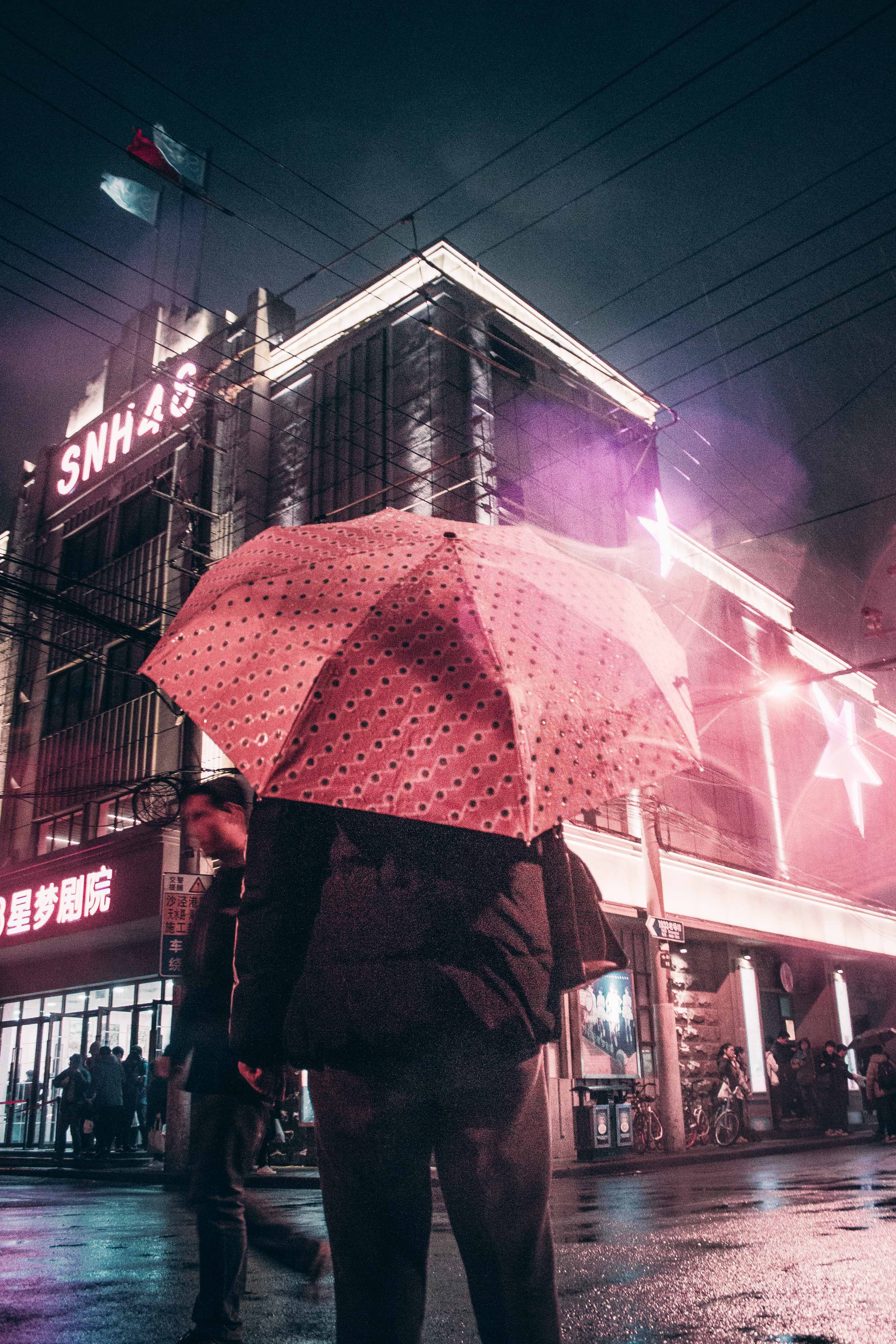 Cloud of Smoke Covering City Street at Night · Free Stock Photo