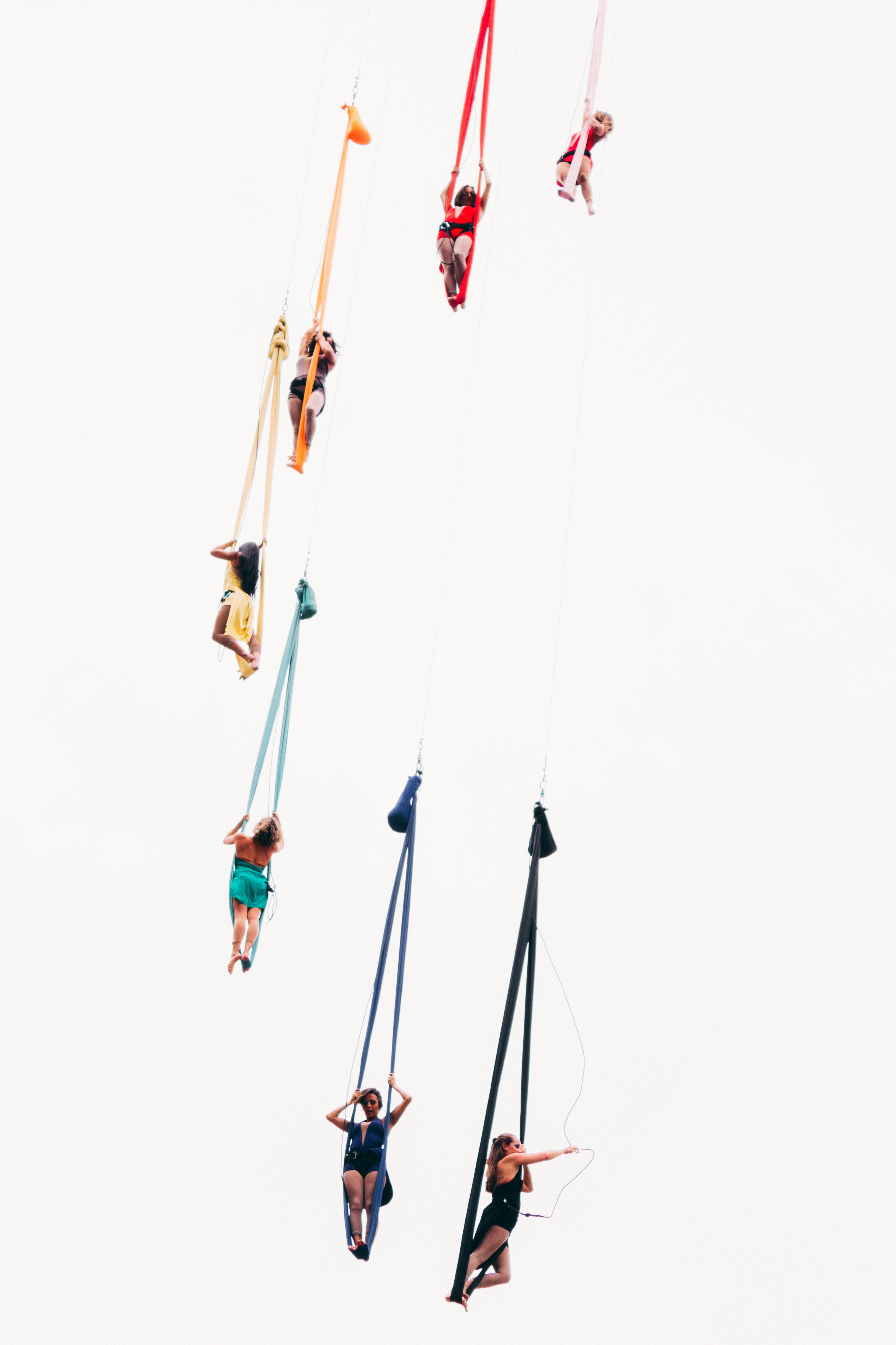 Women Hanging on the Rope · Free Stock Photo