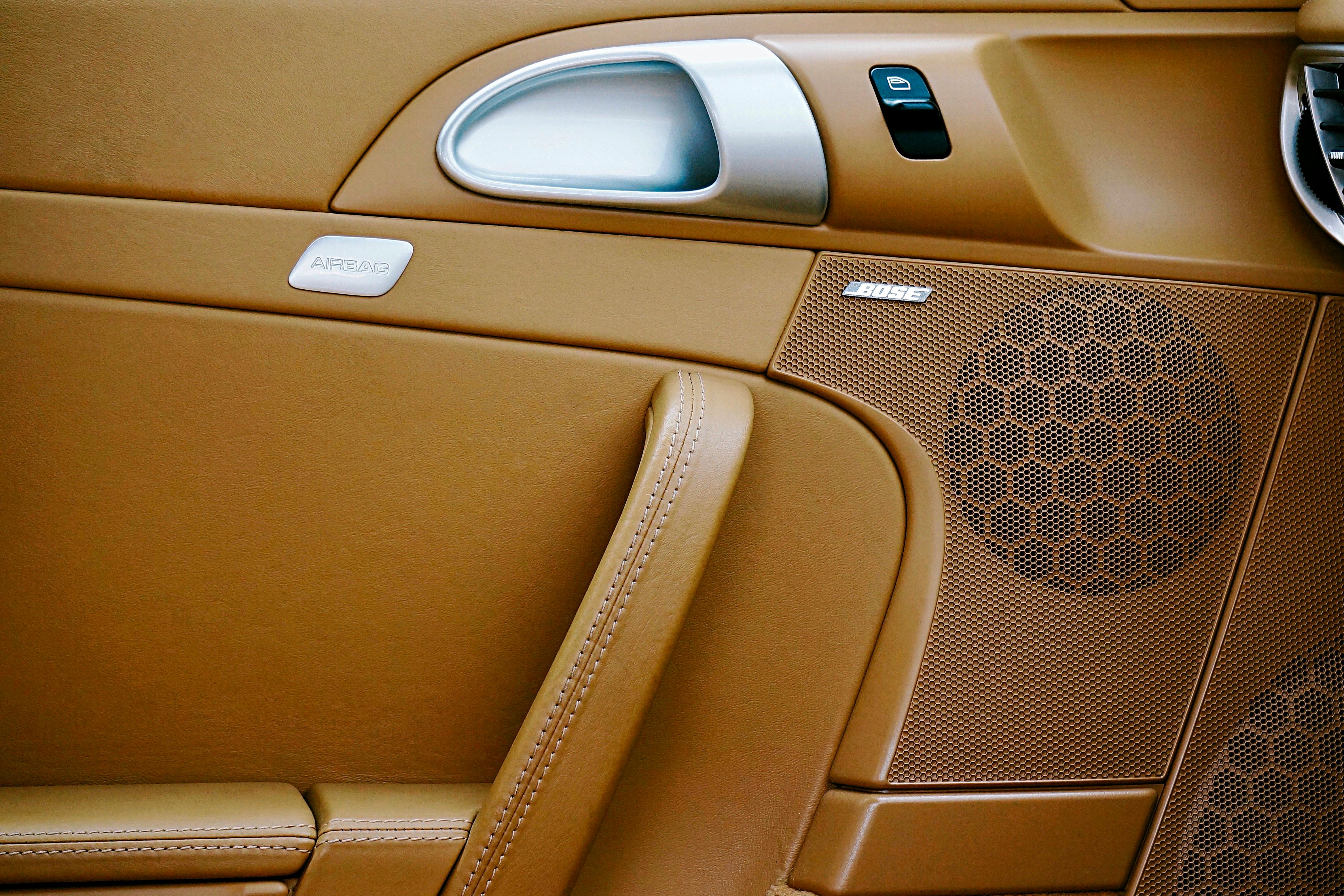 Brown Leather Car Door Interior · Free Stock Photo