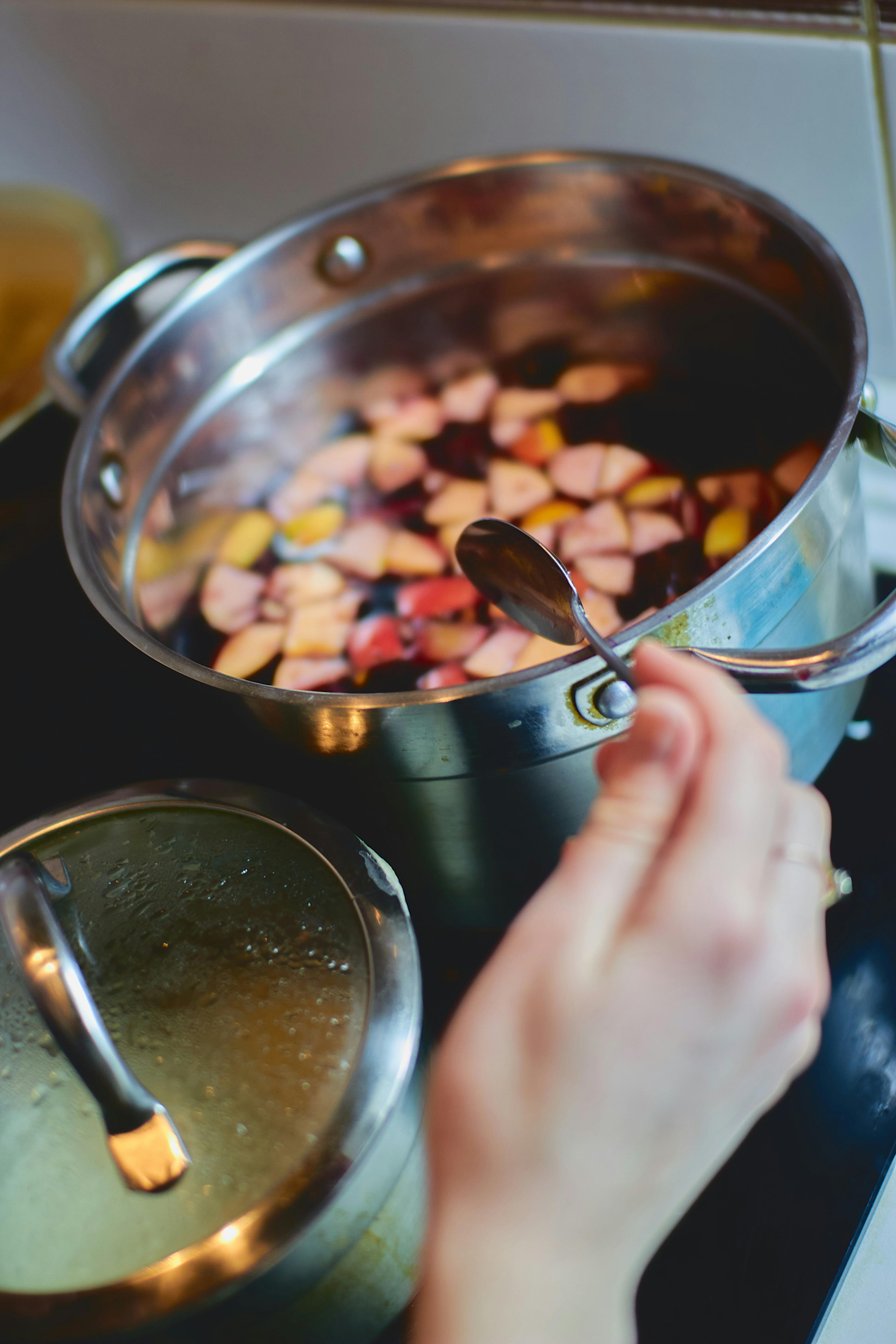 Person Cooking on Black Pan · Free Stock Photo