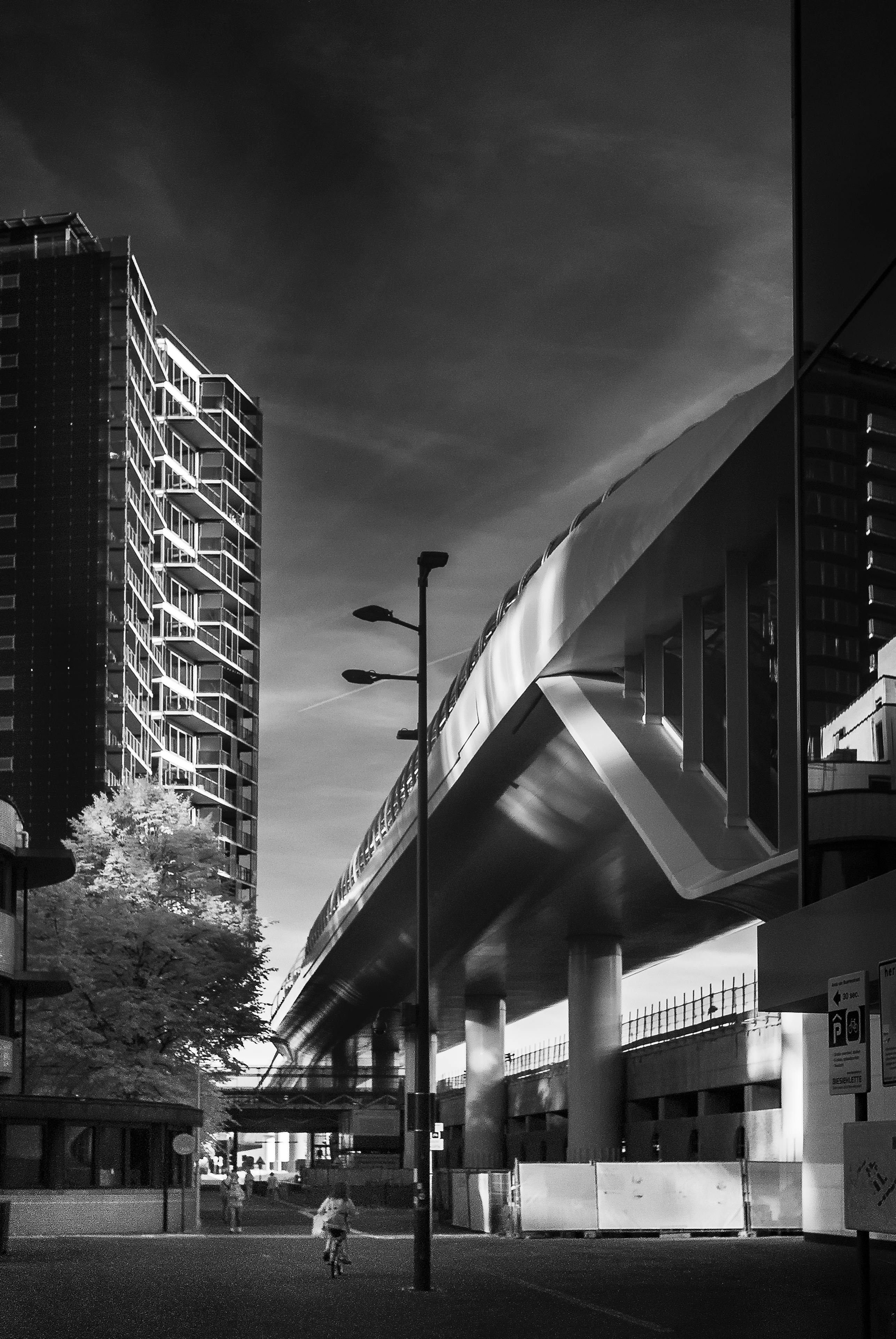 Man in Under Bridge Passage · Free Stock Photo