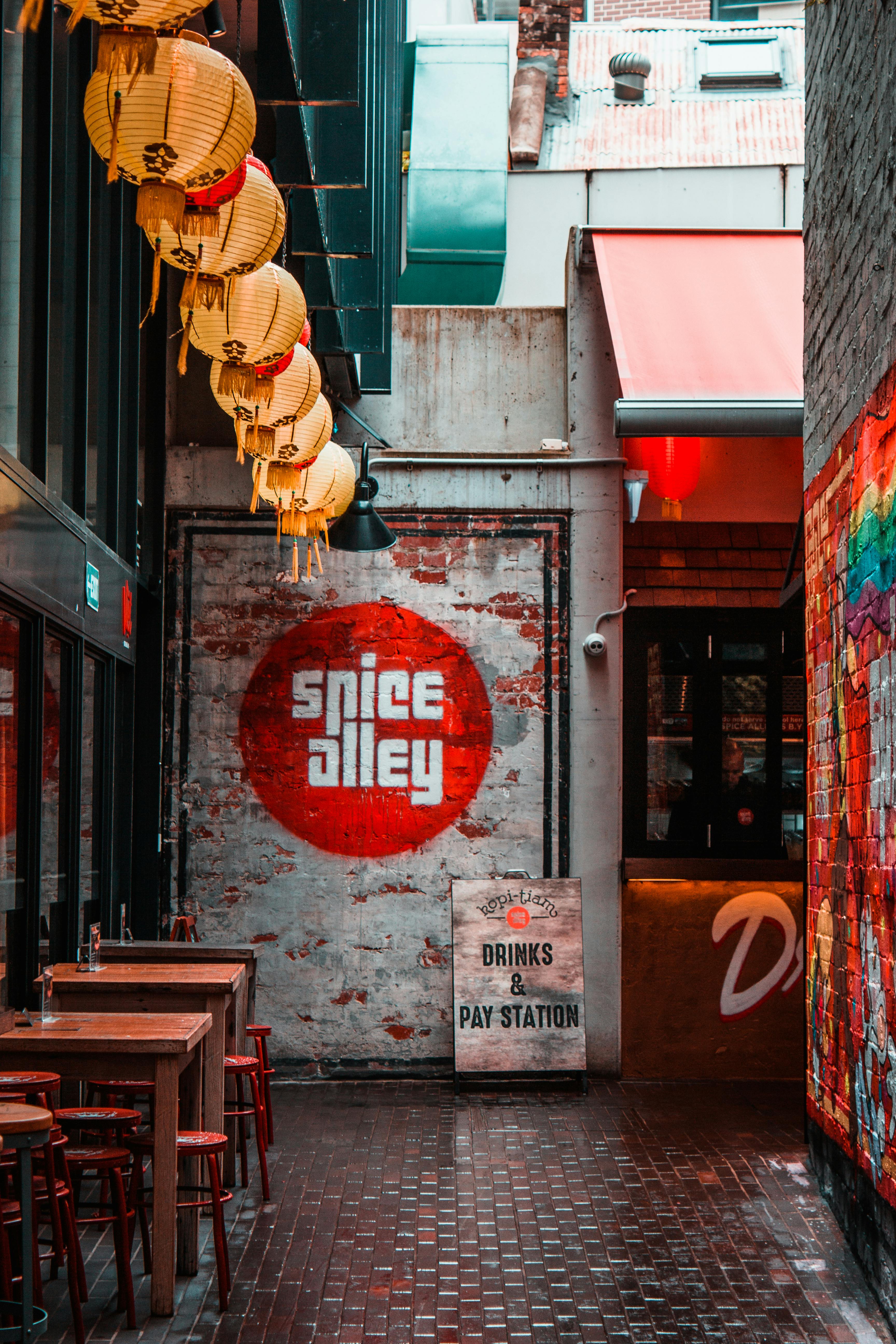 Photo of Spice Alley Signage · Free Stock Photo