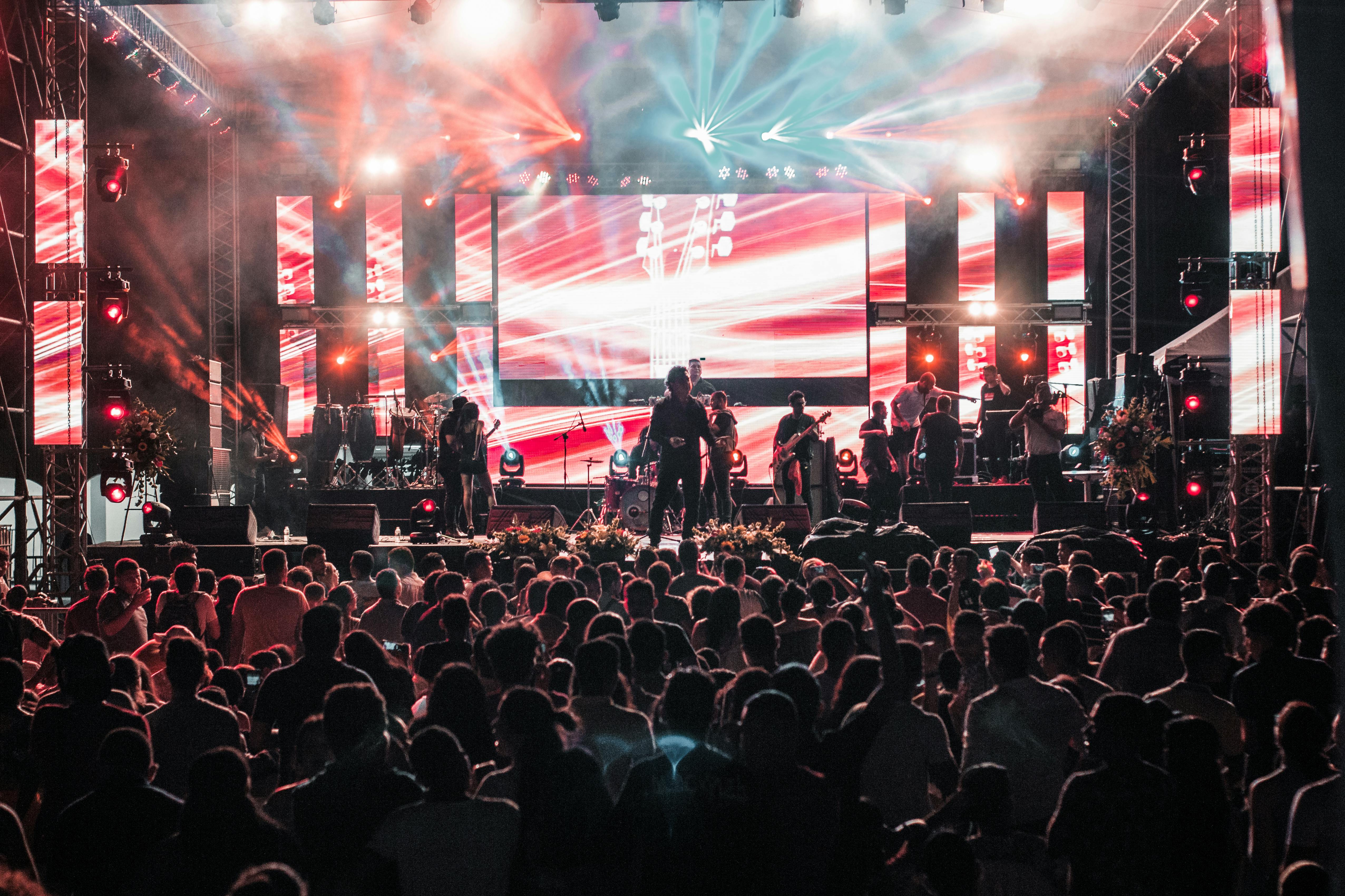 Photo Of Crowd In Front Of Stage · Free Stock Photo