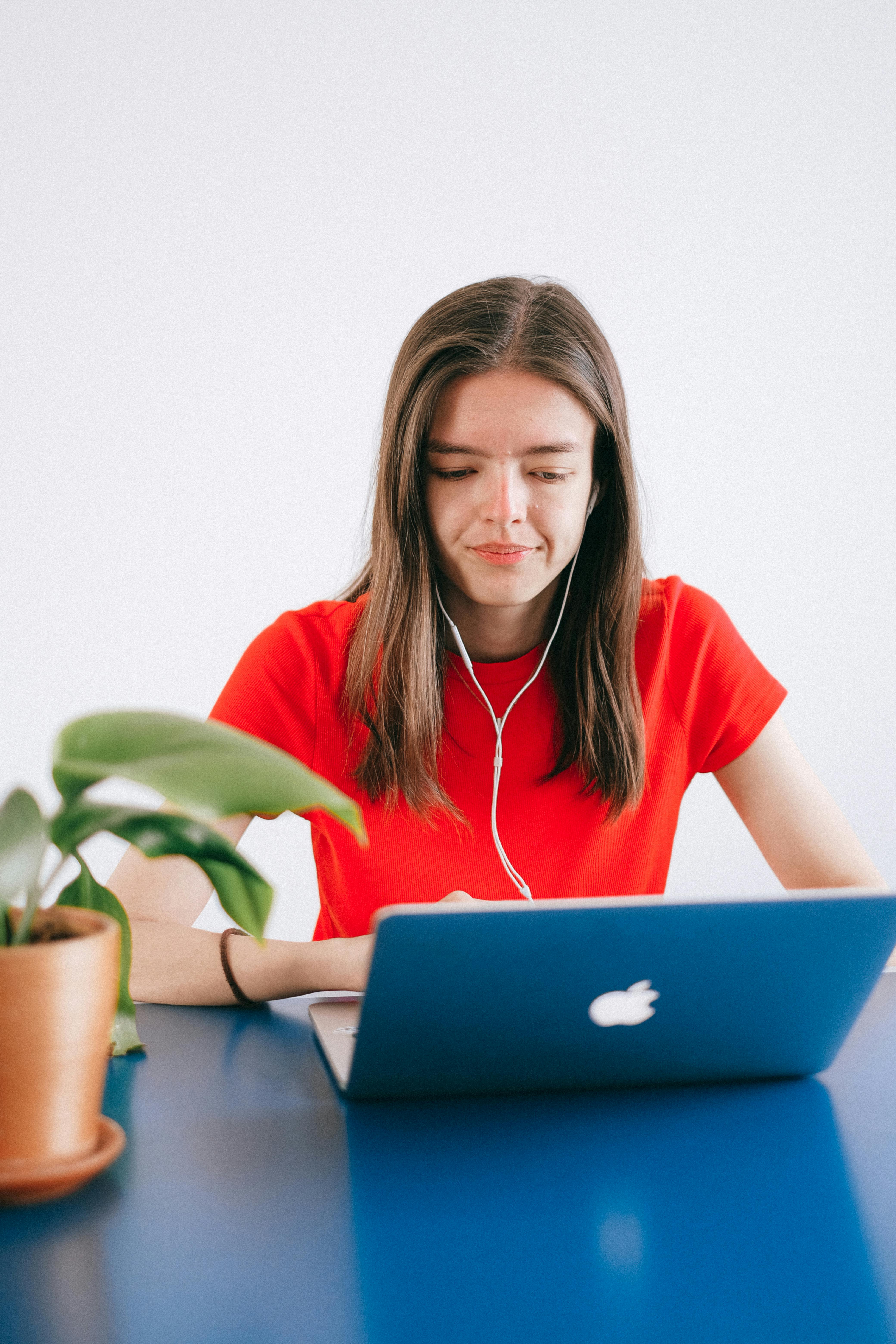 Woman Using a Laptop · Free Stock Photo