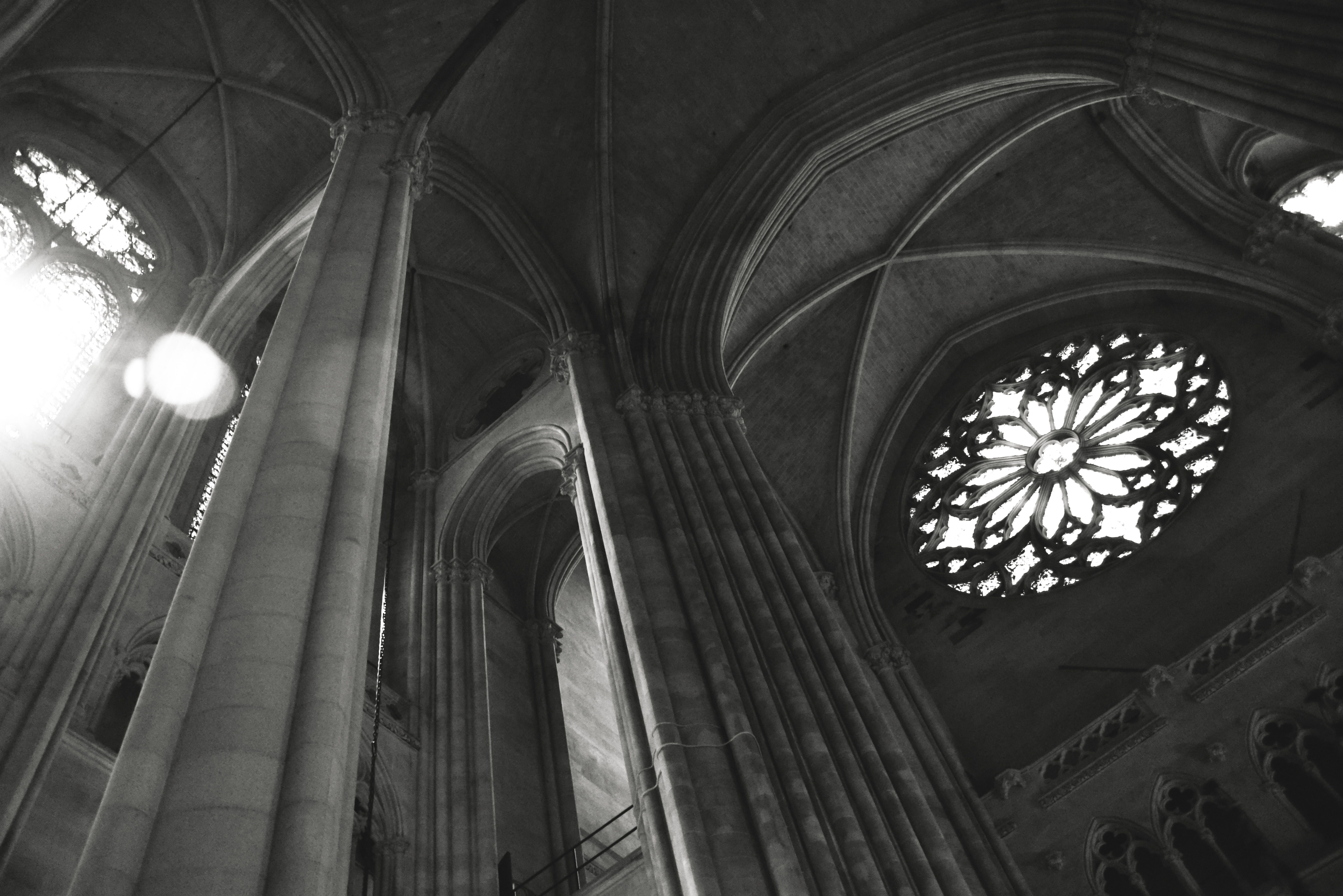 Gothic Style Interior of Cathedral · Free Stock Photo
