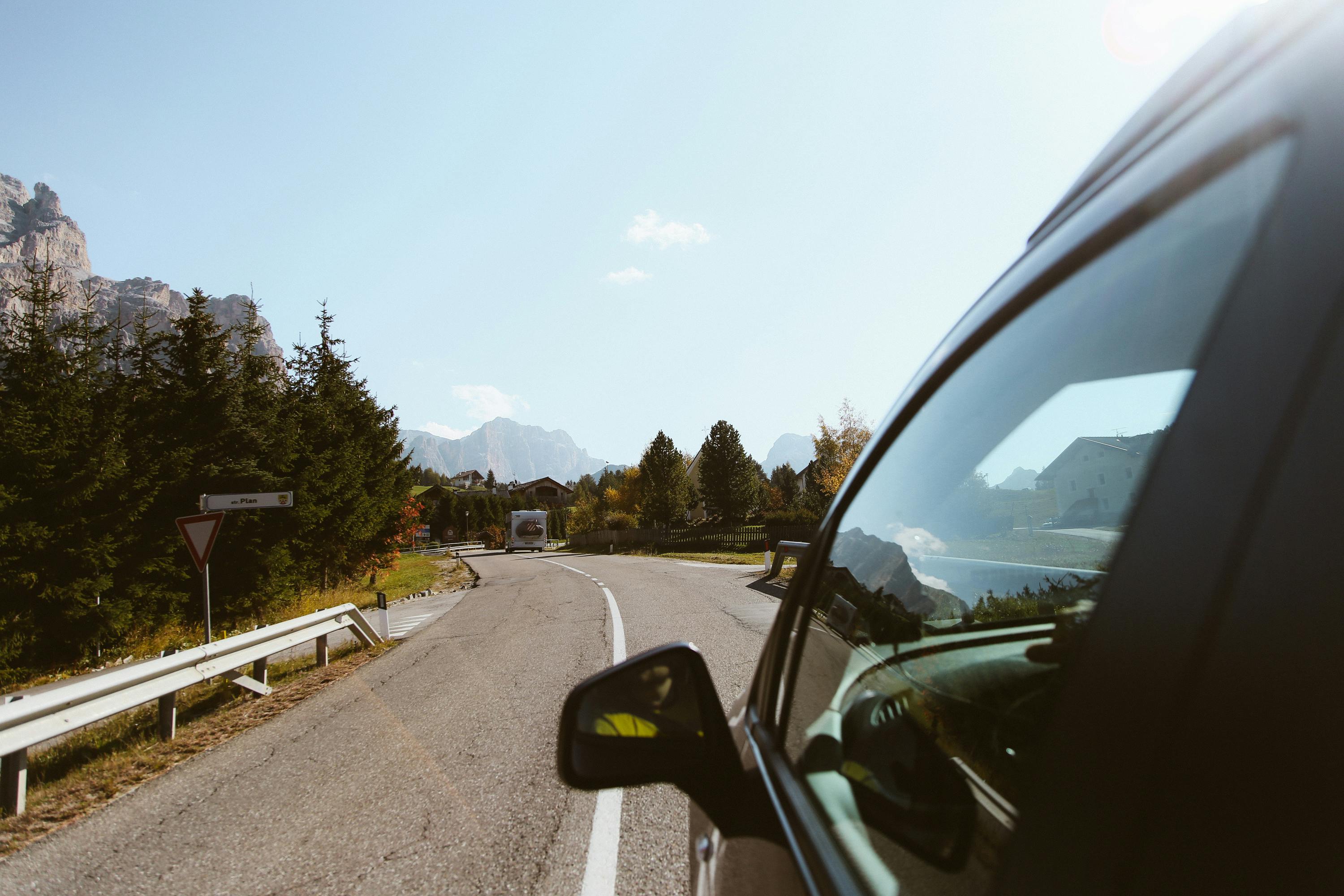 A Car on the Road · Free Stock Photo