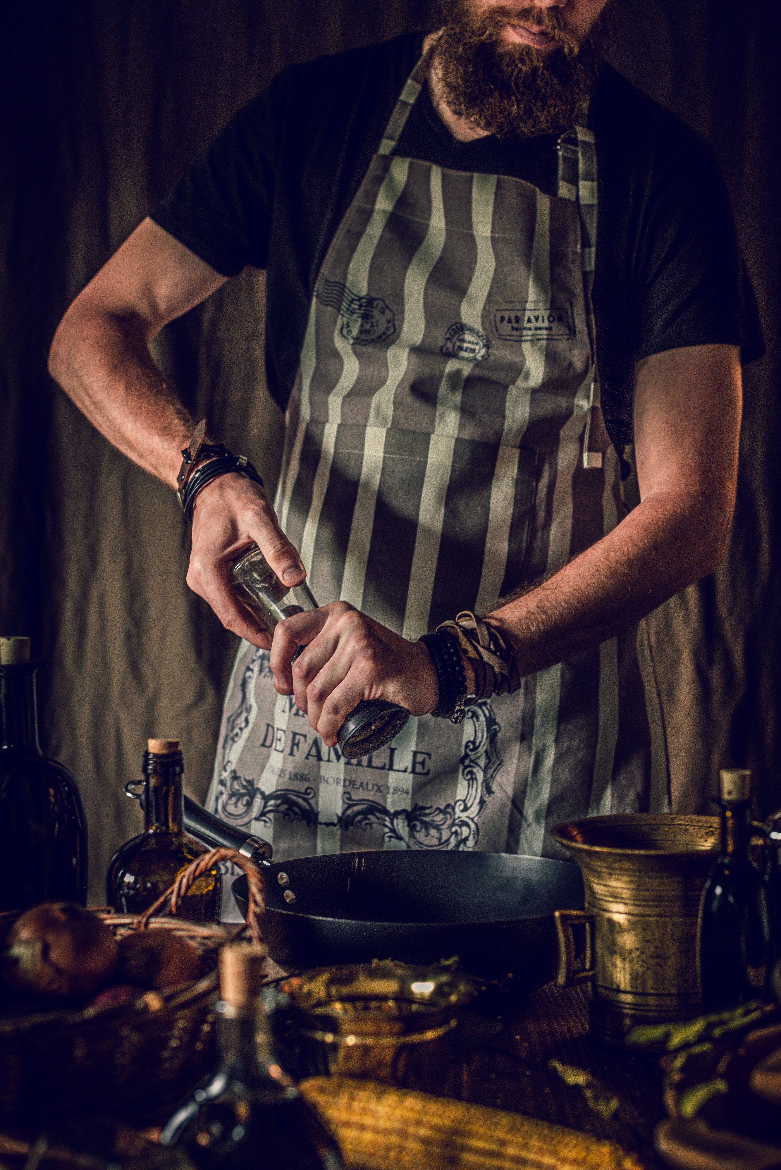 Man Holding Frying Pan · Free Stock Photo