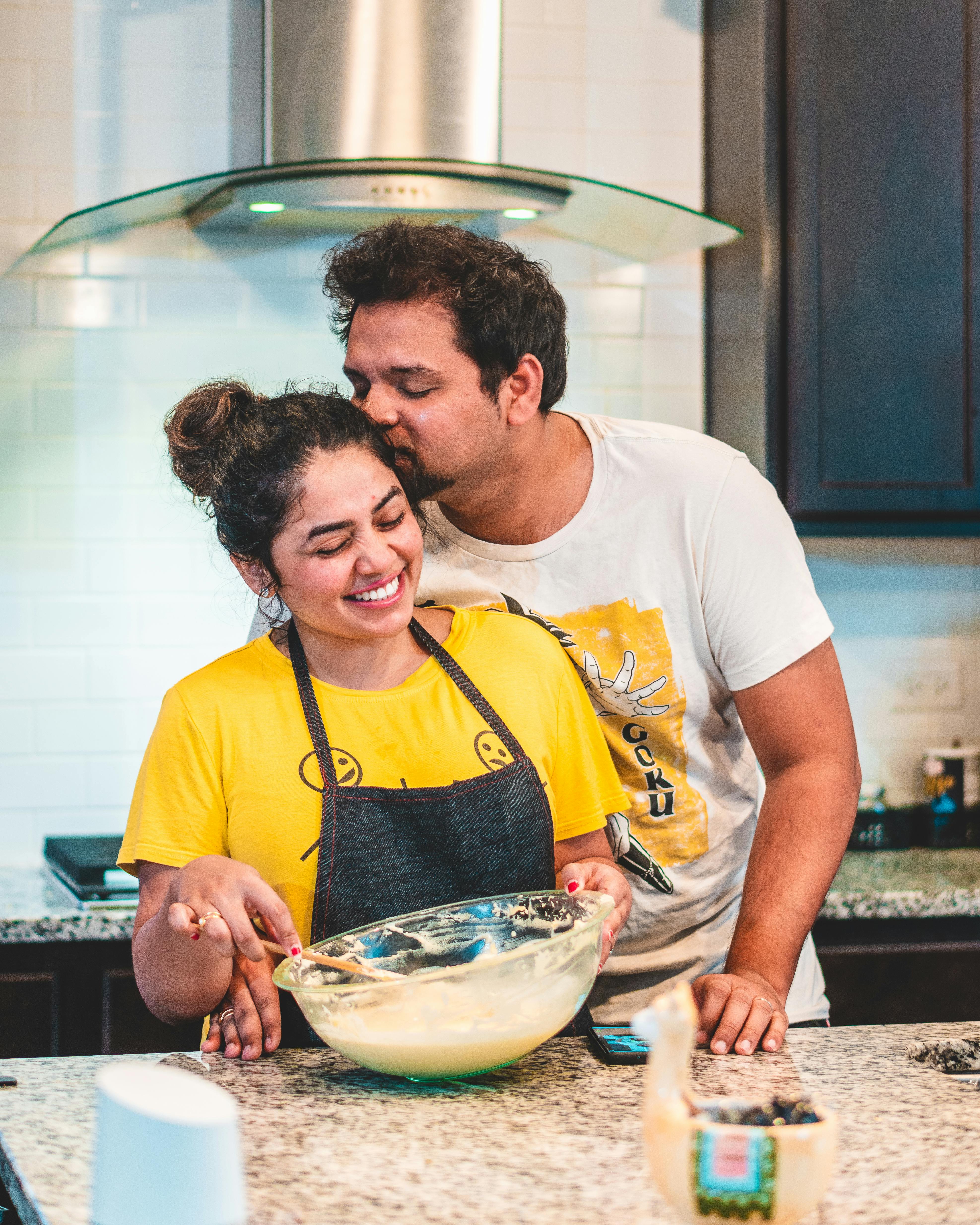 A Couple Cooking in the Kitchen · Free Stock Photo