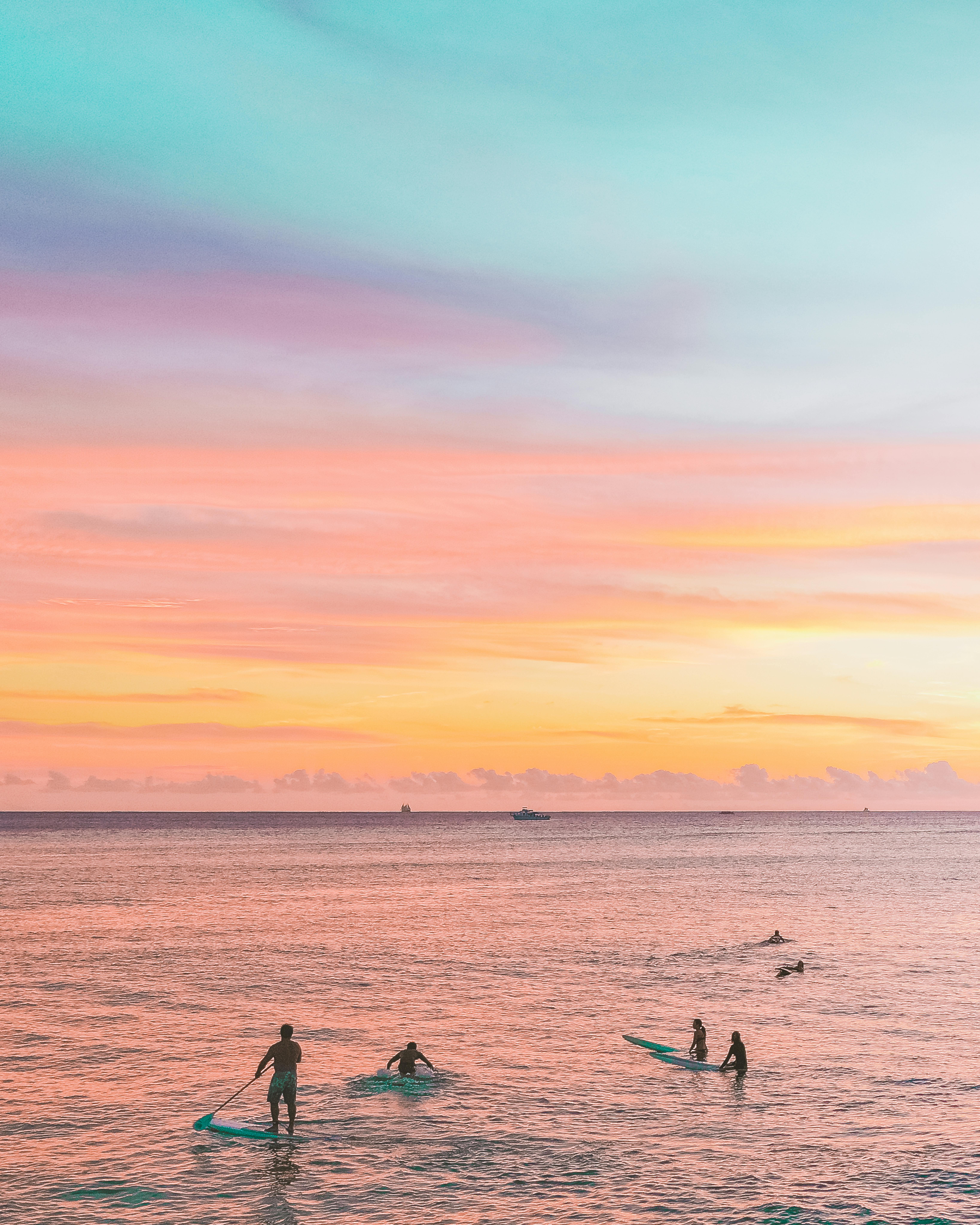People Riding on Boat on Sea during Sunset · Free Stock Photo