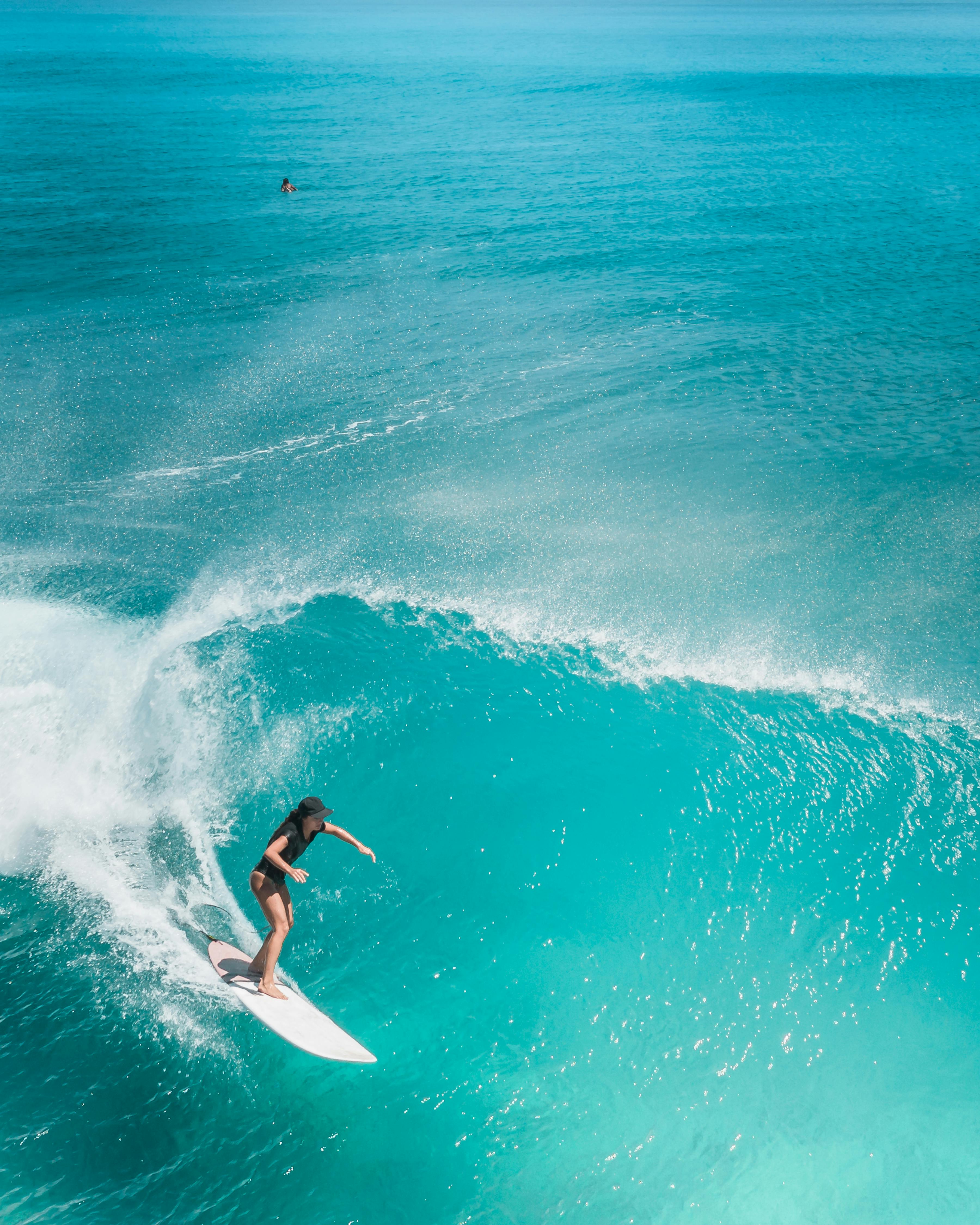 People Surfing on the Beach · Free Stock Photo
