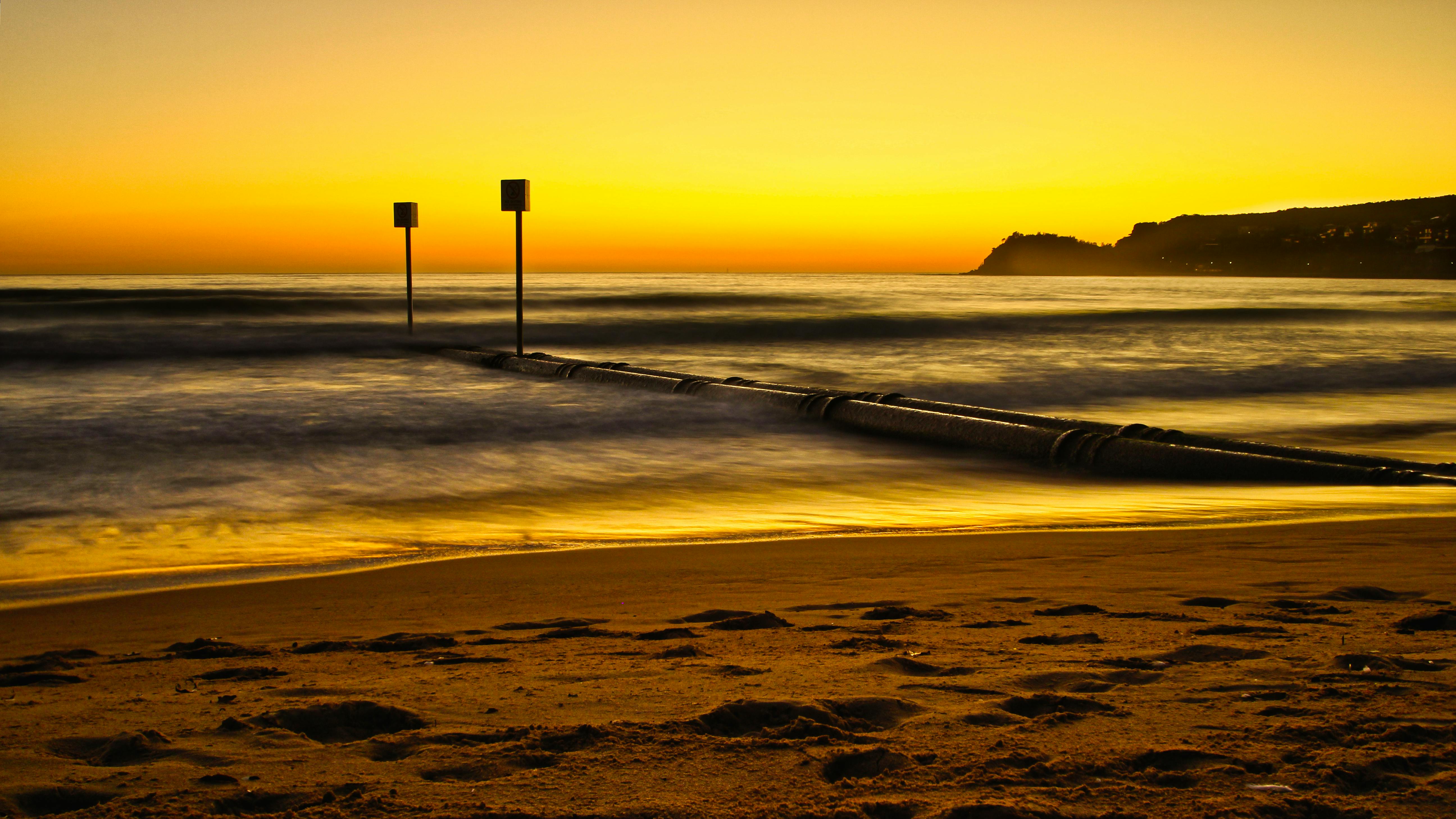 Ocean View During Sunset · Free Stock Photo