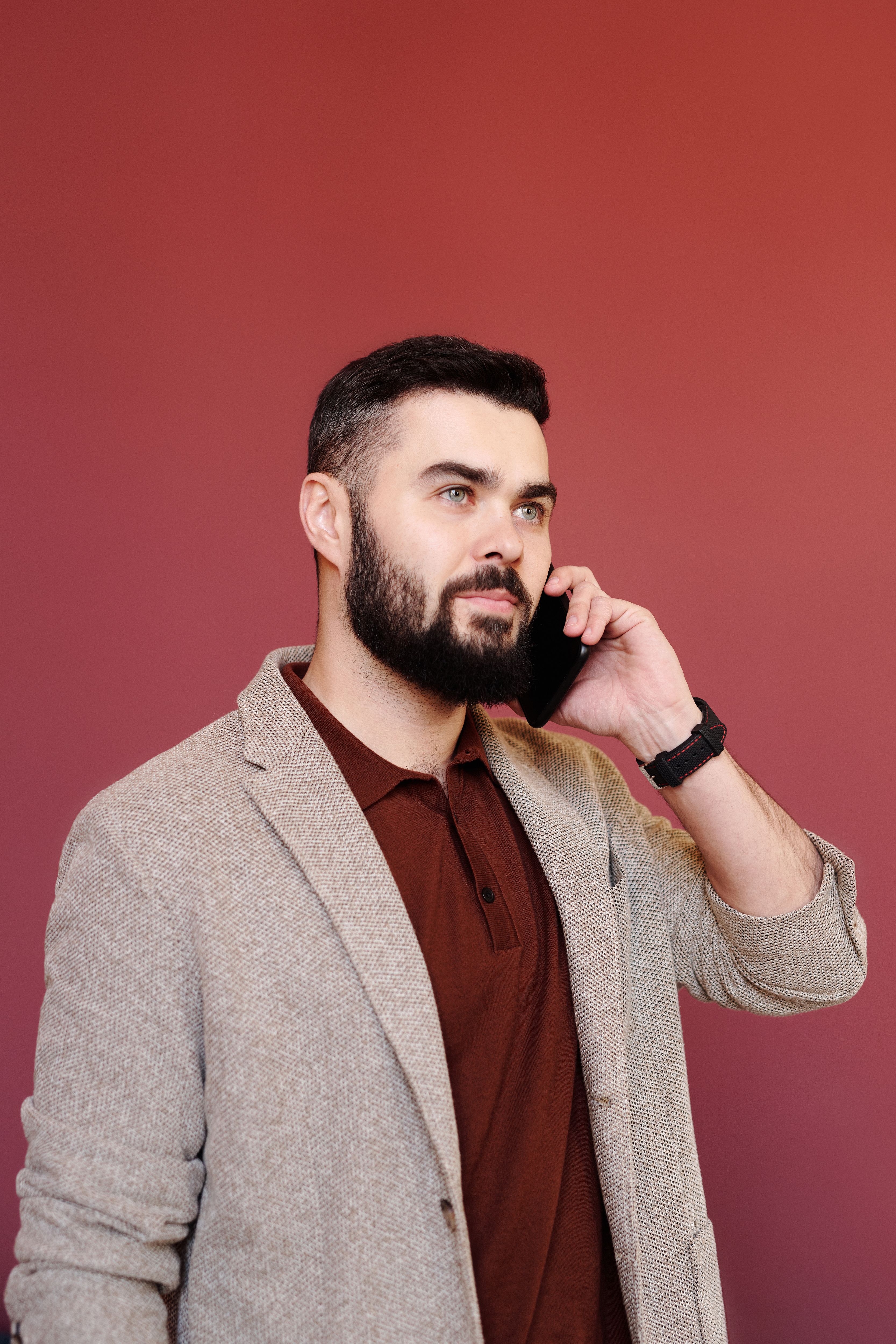 Man in Brown Overcoat · Free Stock Photo