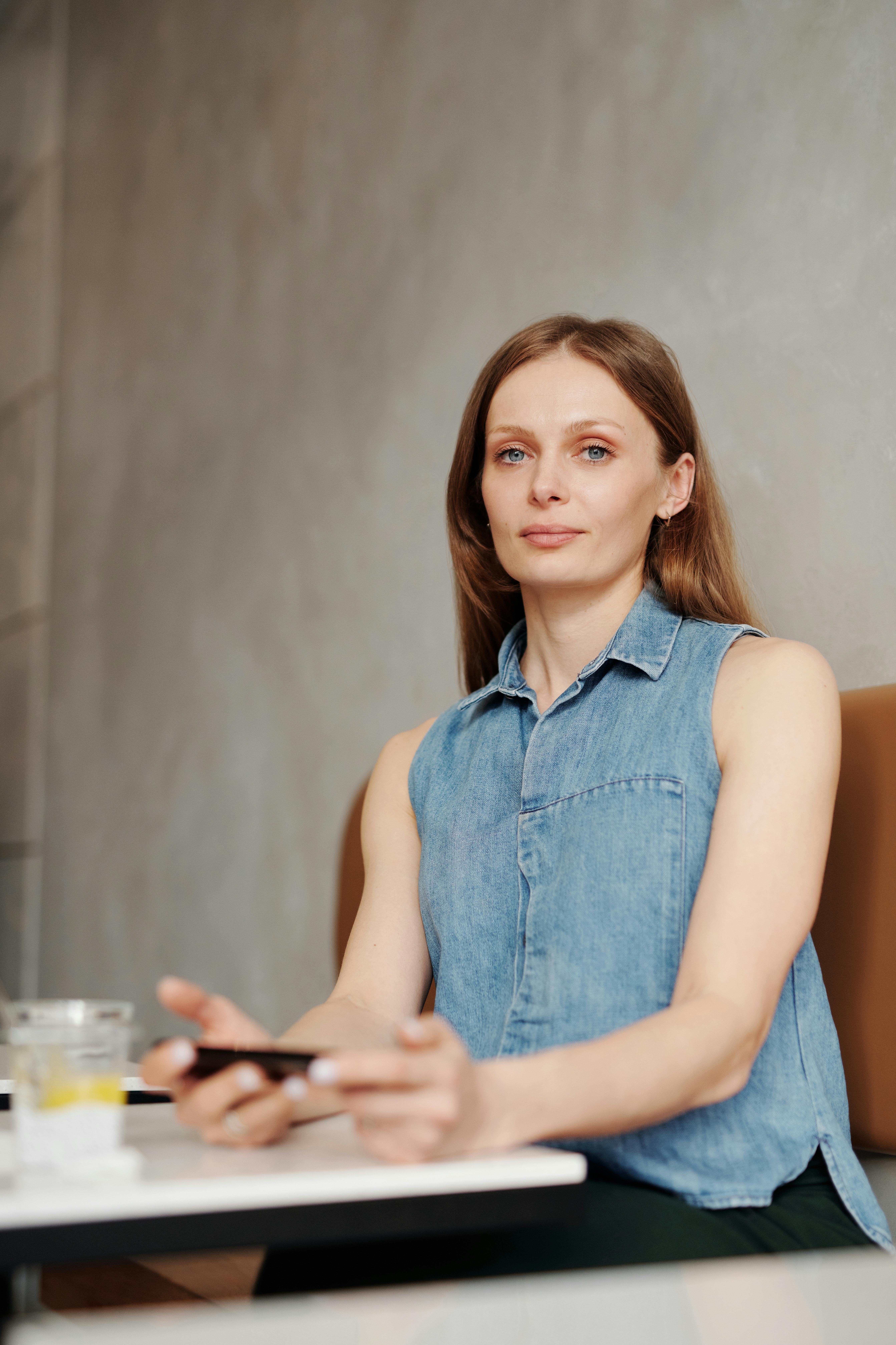 Woman Wearing Sleeveless Top · Free Stock Photo