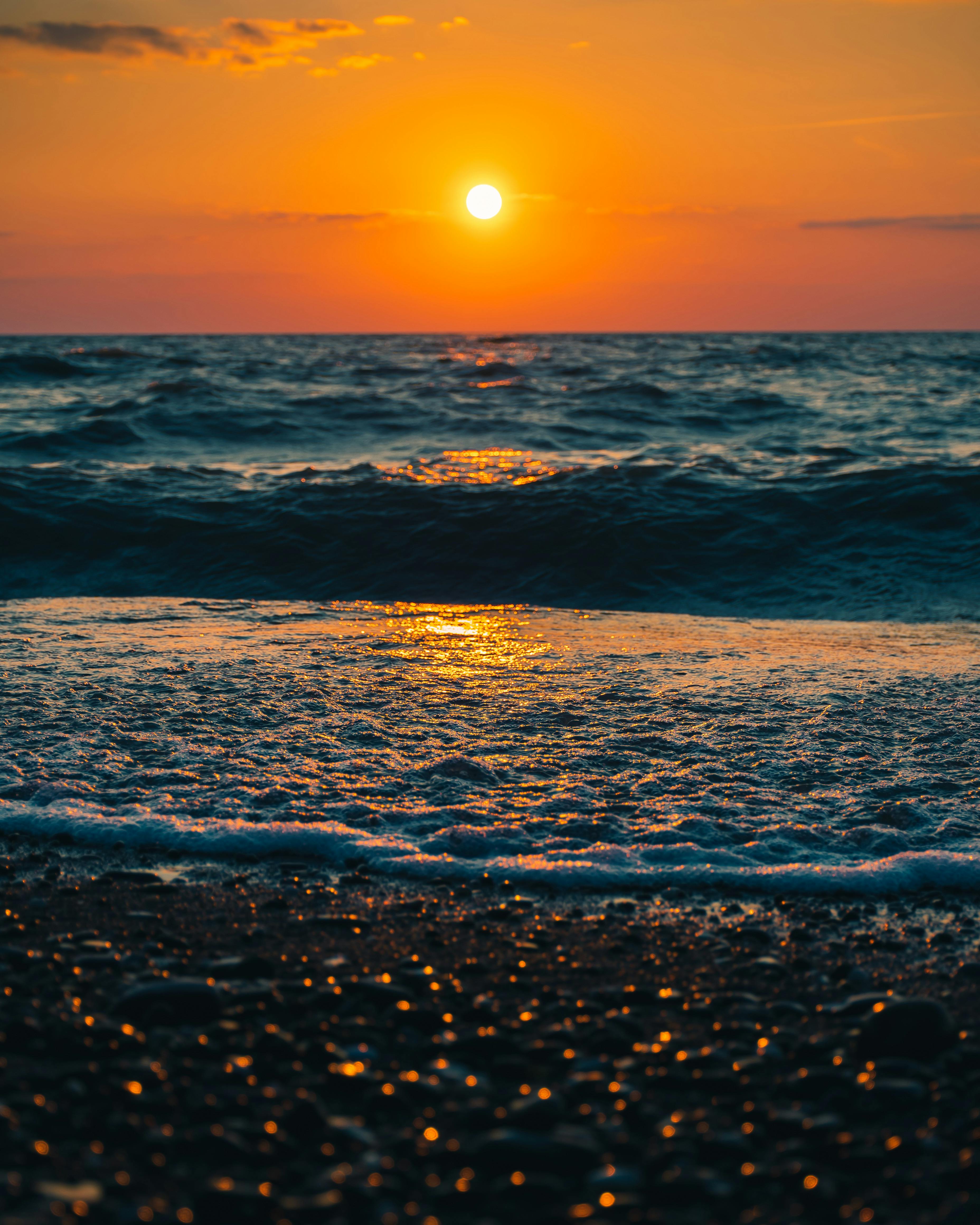 Sunset over Beach · Free Stock Photo