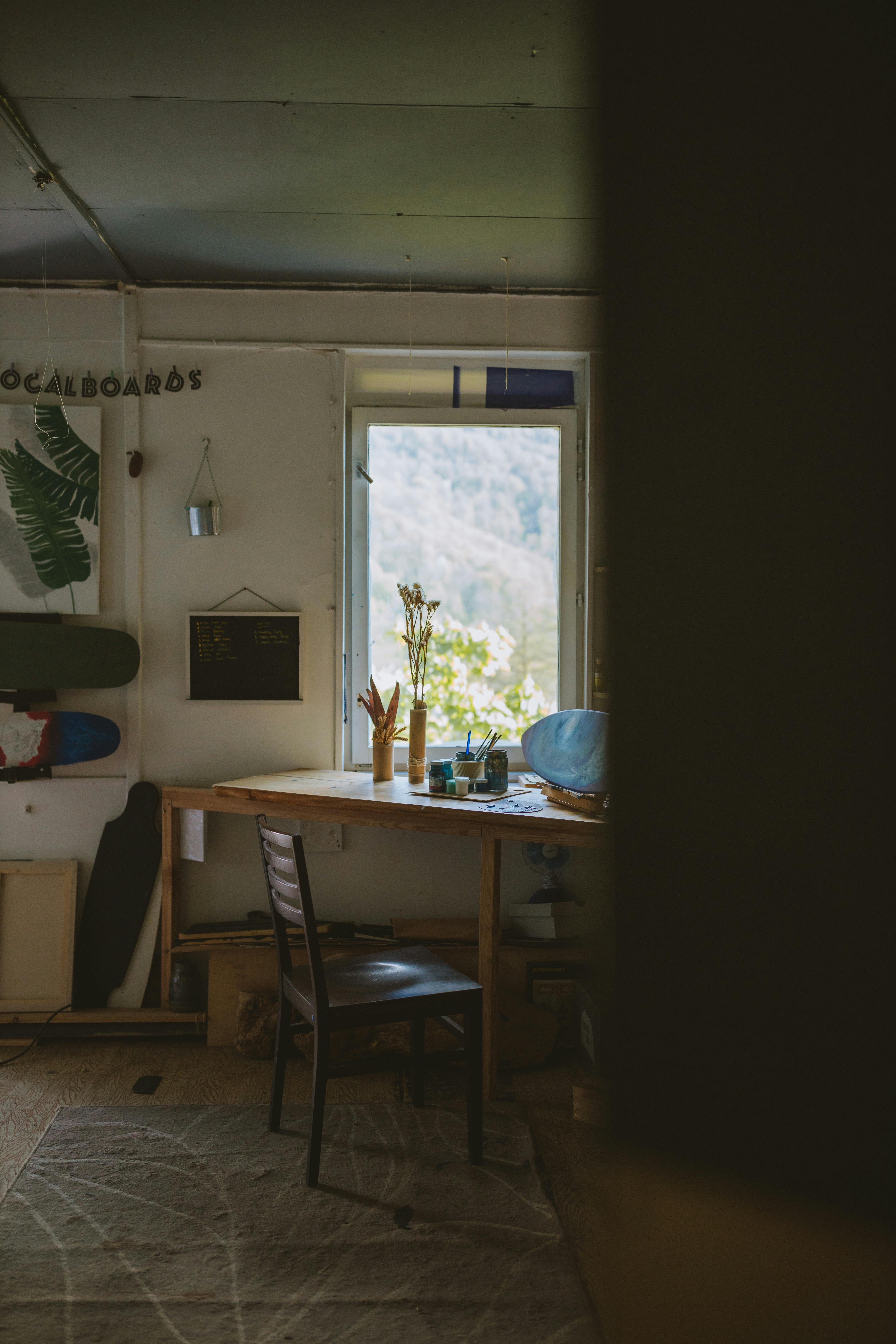 Brown Wooden Table Near Window · Free Stock Photo