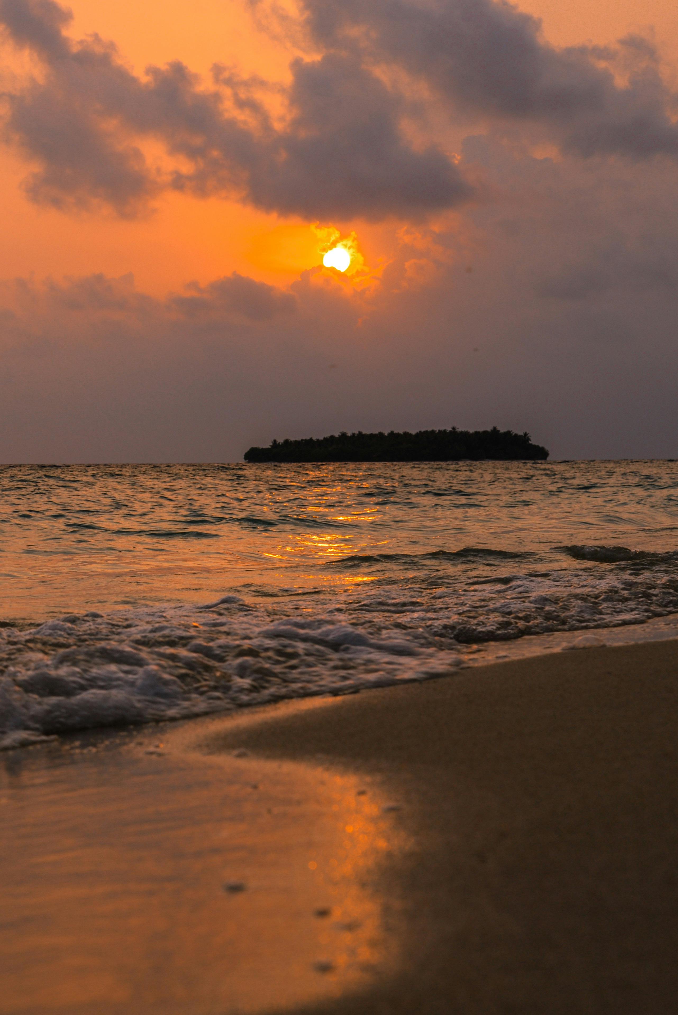 Sunset Over Beach · Free Stock Photo
