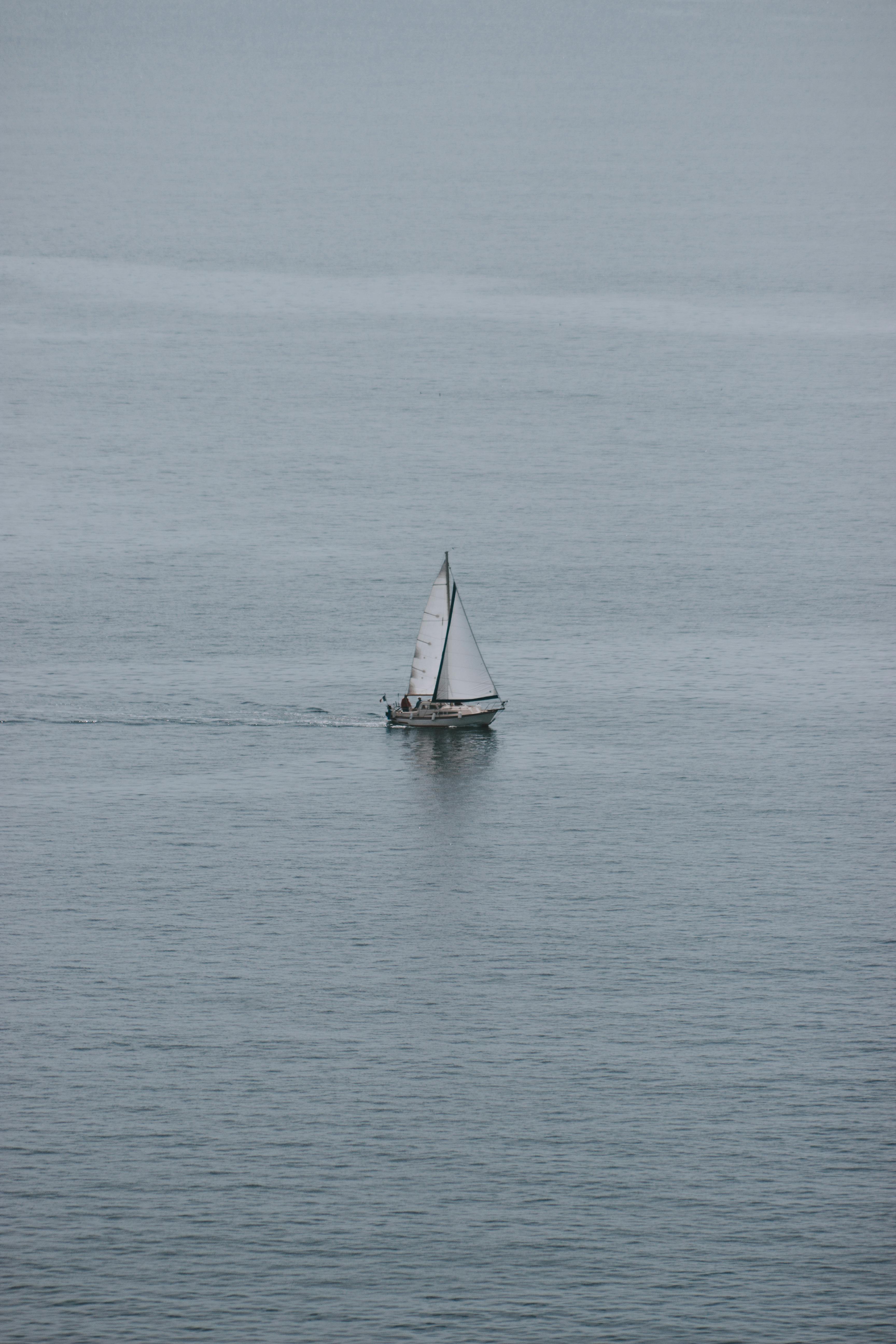 Boat sailing on calm sea · Free Stock Photo