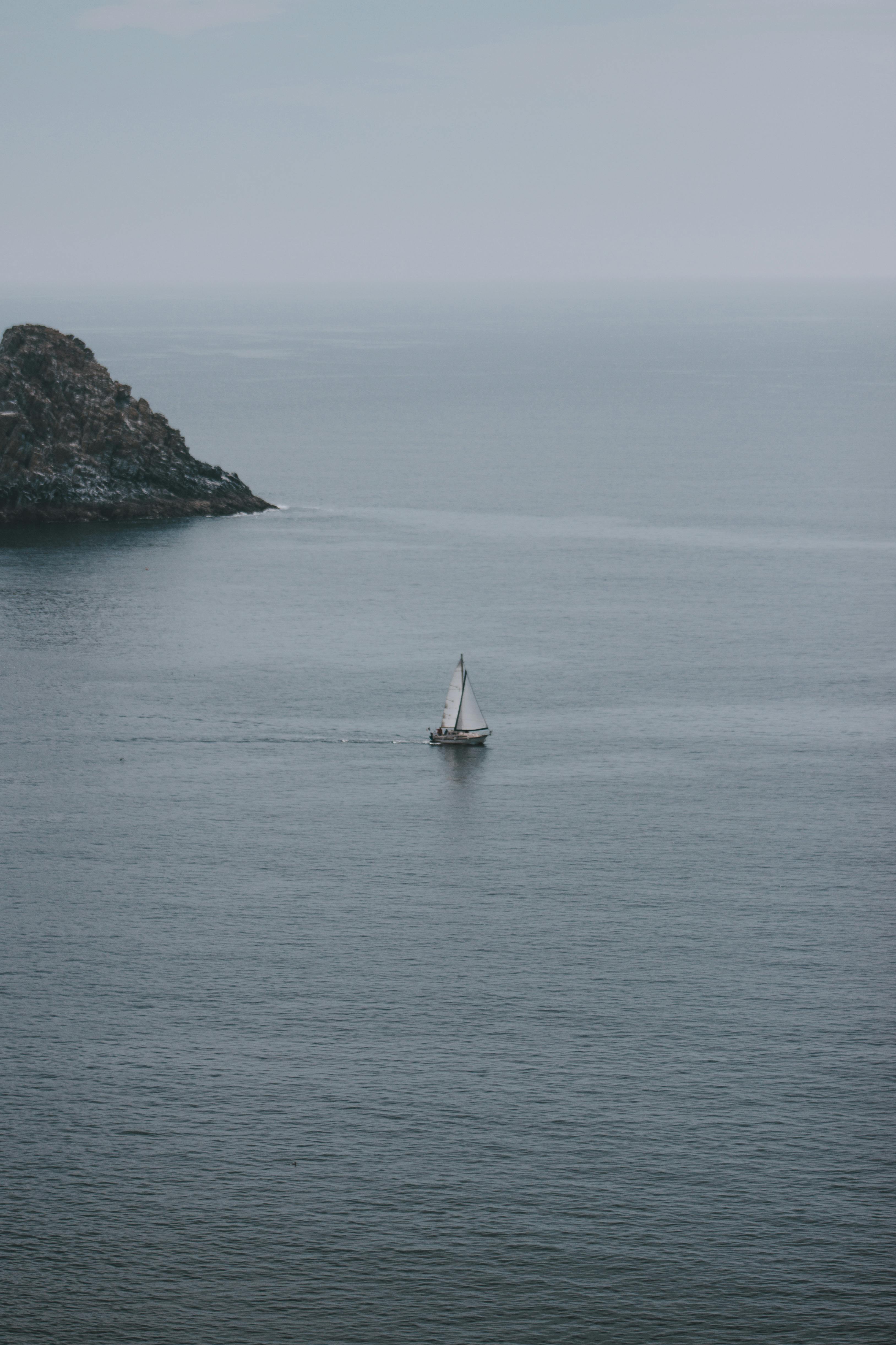 Boat sailing on calm sea · Free Stock Photo